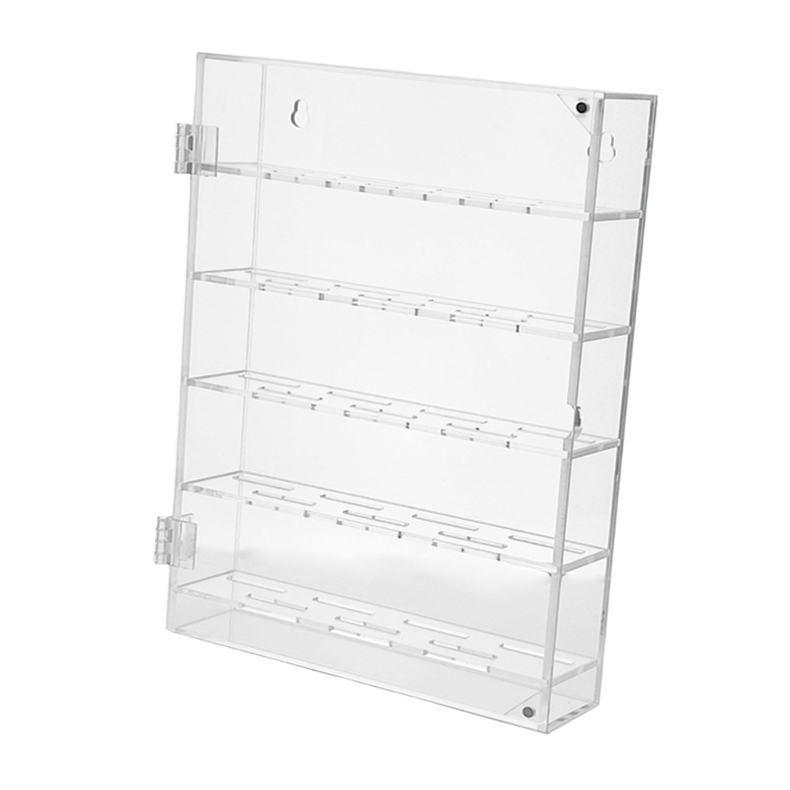 STARTIST Display Case Holder Cabinet Acrylic 5 Rows Showcase Rack for ...