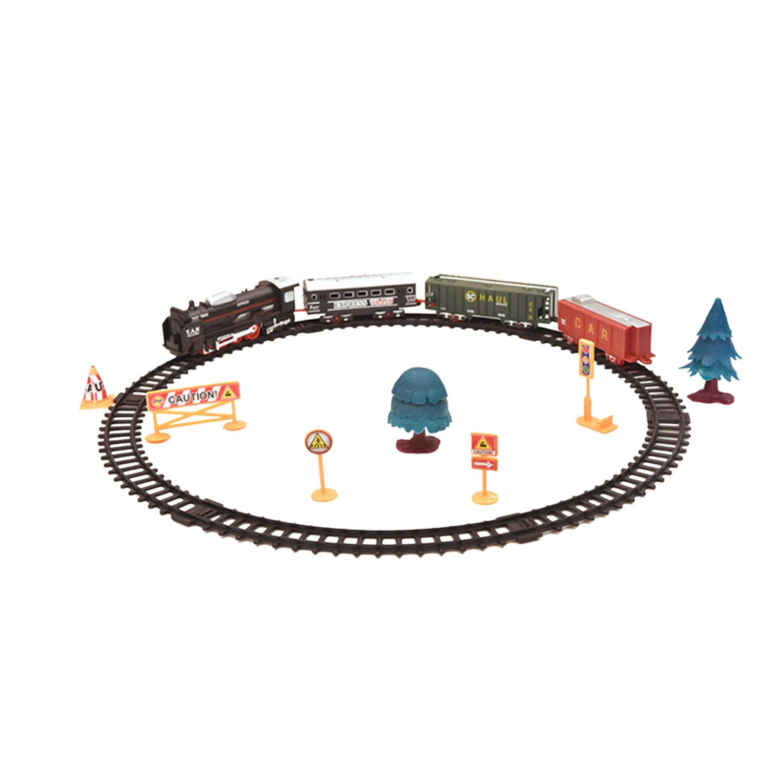STARTIST Electric Train Set Christmas Toy Train Rail Car Train Electric ...