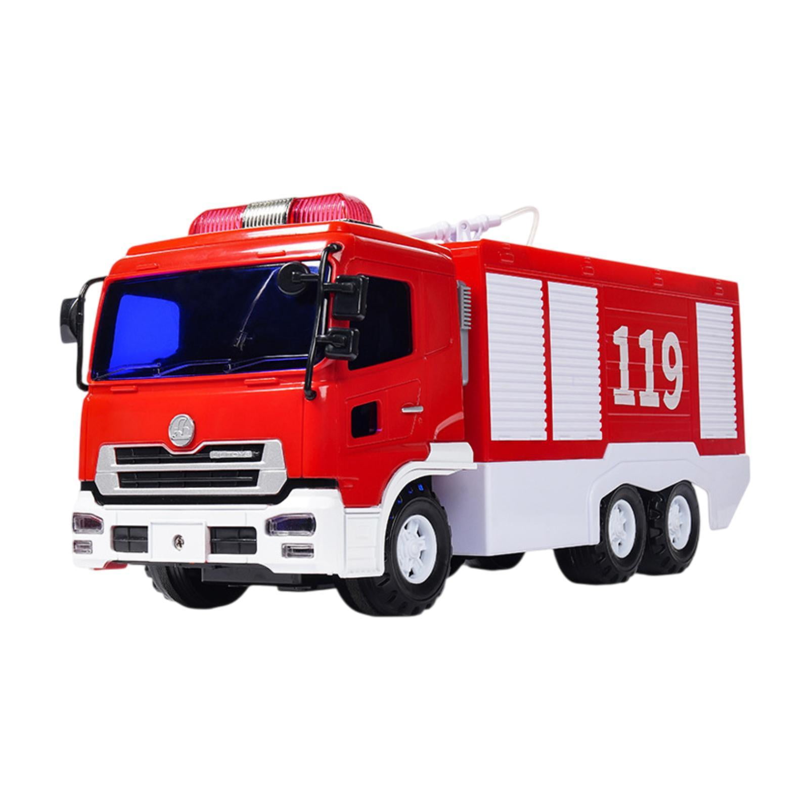 STARTIST Fire Truck Toy Friction Power Toy ,Oversized Design ,Pull Back ...