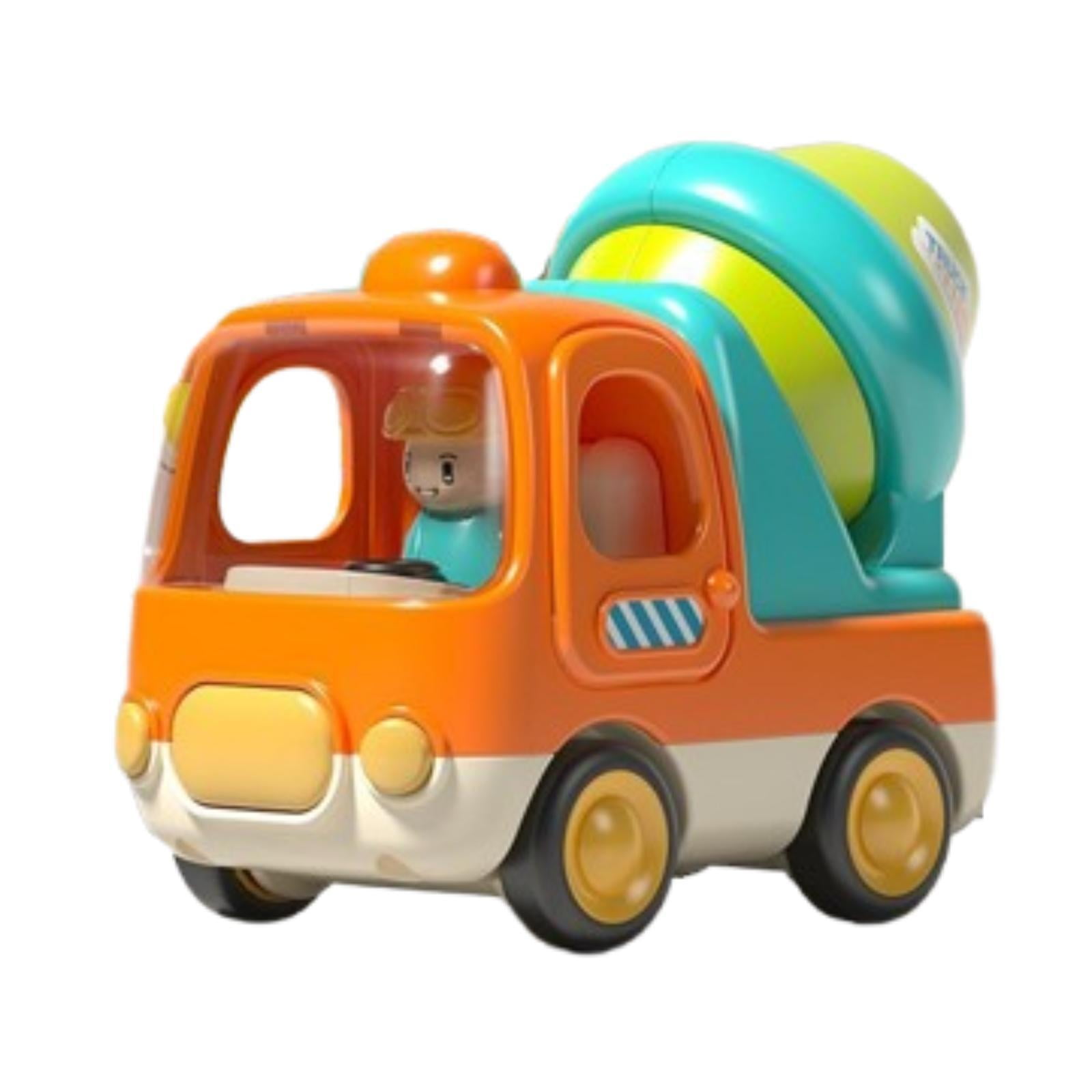 STARTIST Friction Powered Toy Truck Small Construction Vehicle Toy for ...