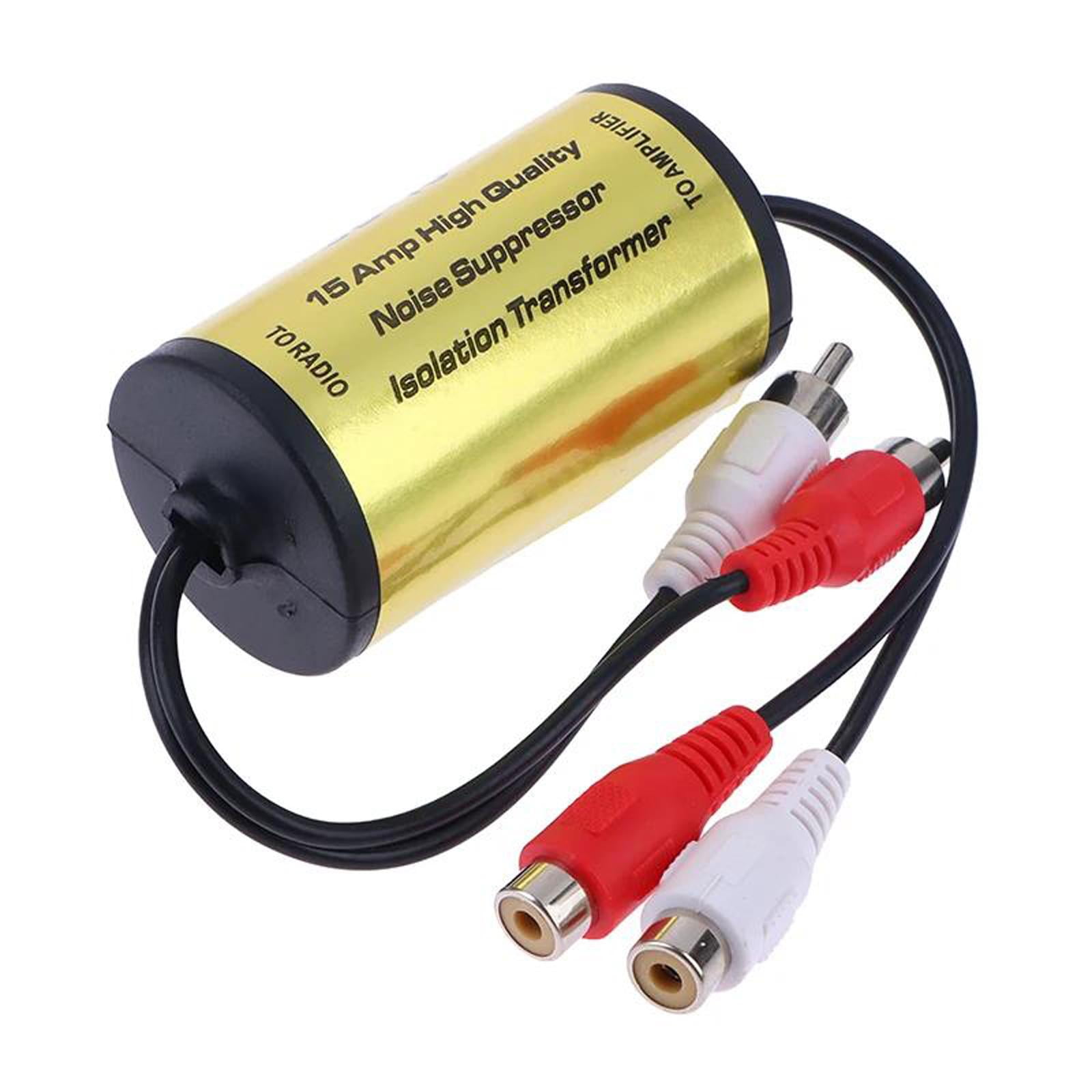 STARTIST Generic RCA Audio Noise Ground Loop Isolator, 15A High ...