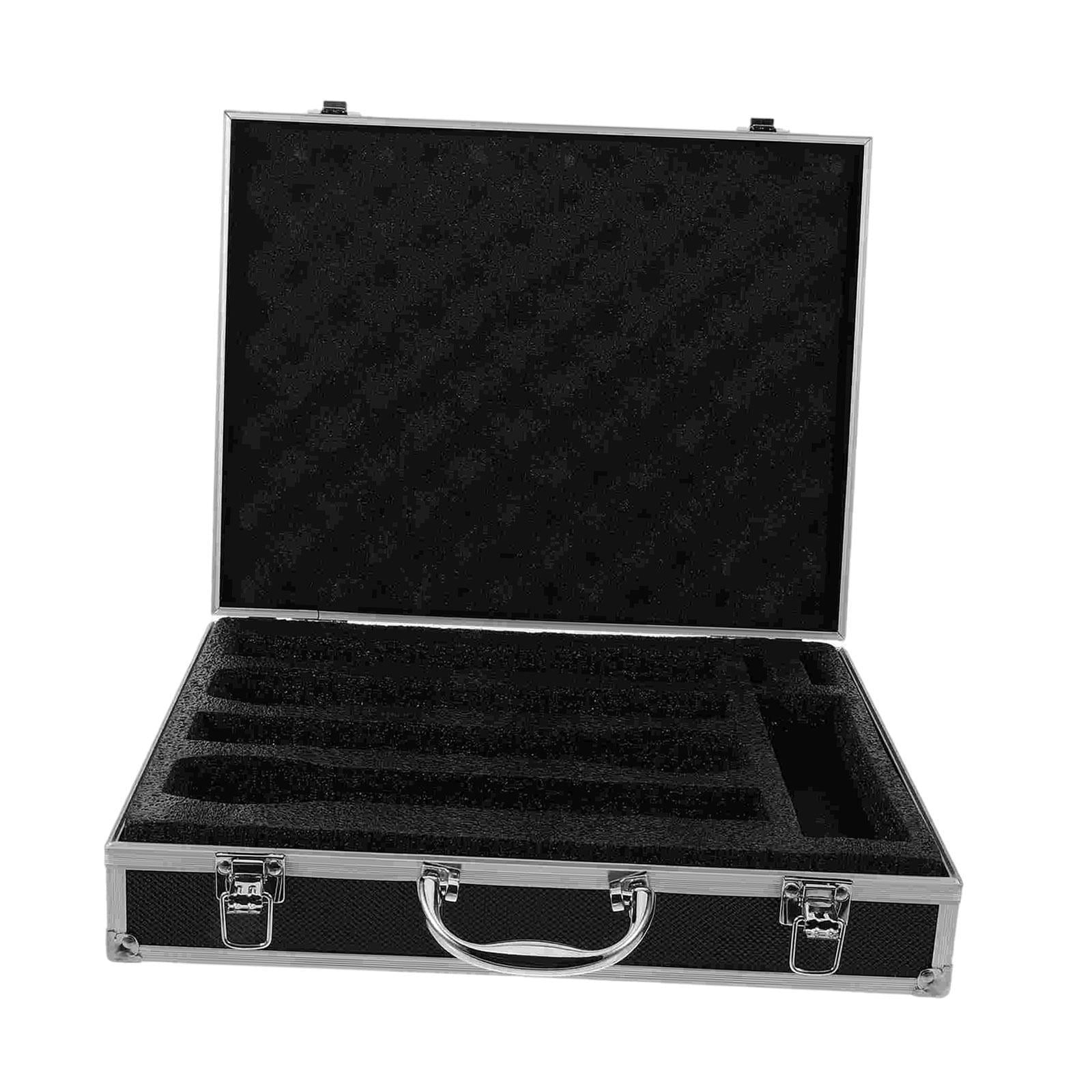STARTIST Microphones Case Mic Suitcase Instrument Storage Case Sturdy ...