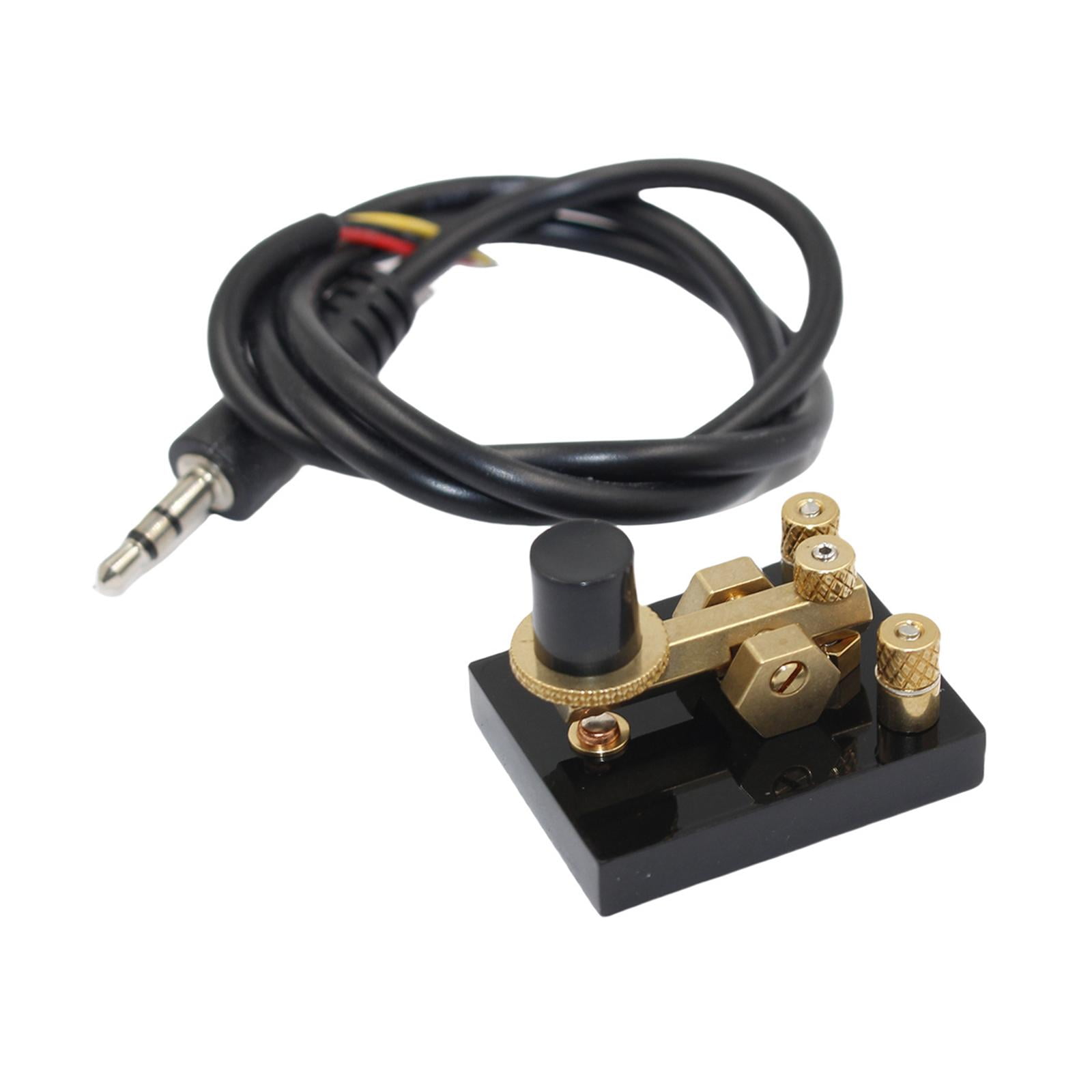 STARTIST Mini CW Morse Morse Practice Key Brass Universal Compact Size ...