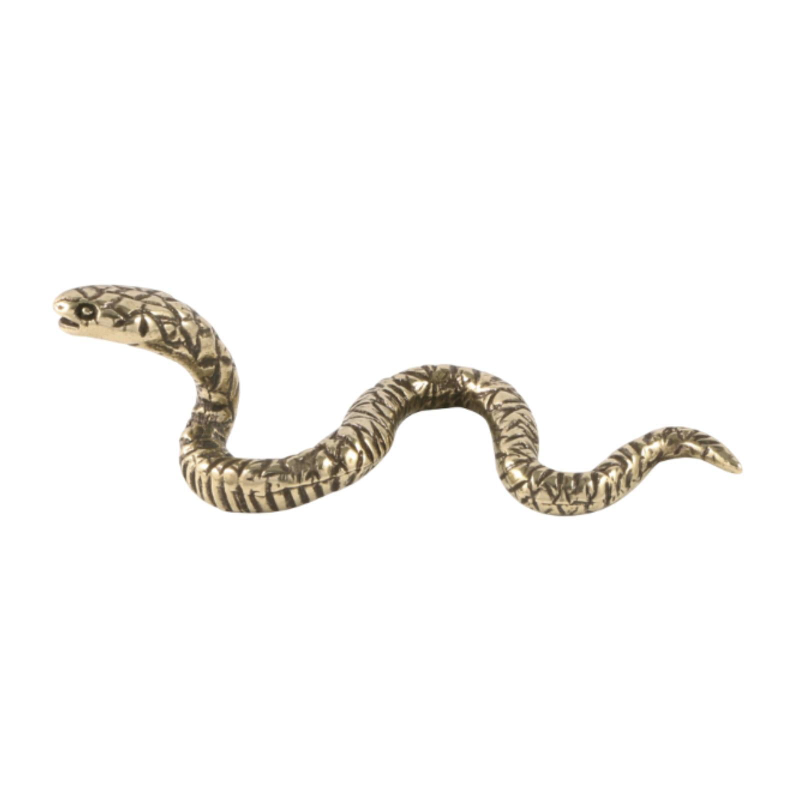 STARTIST Mini Snake Figurine Ornament Convenient Tea Pet Feng Shui ...