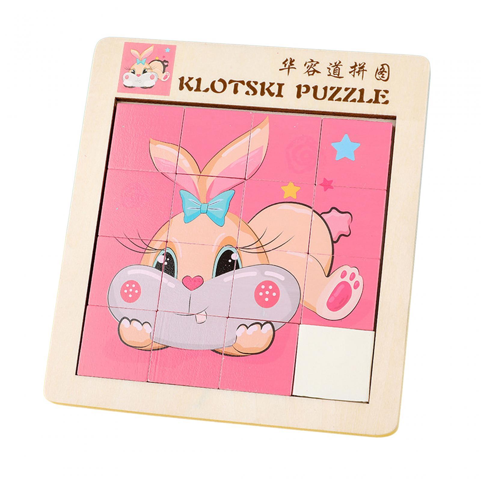 STARTIST Number Slide Puzzle Animal Jigsaw Puzzles Wood Puzzles Board ...