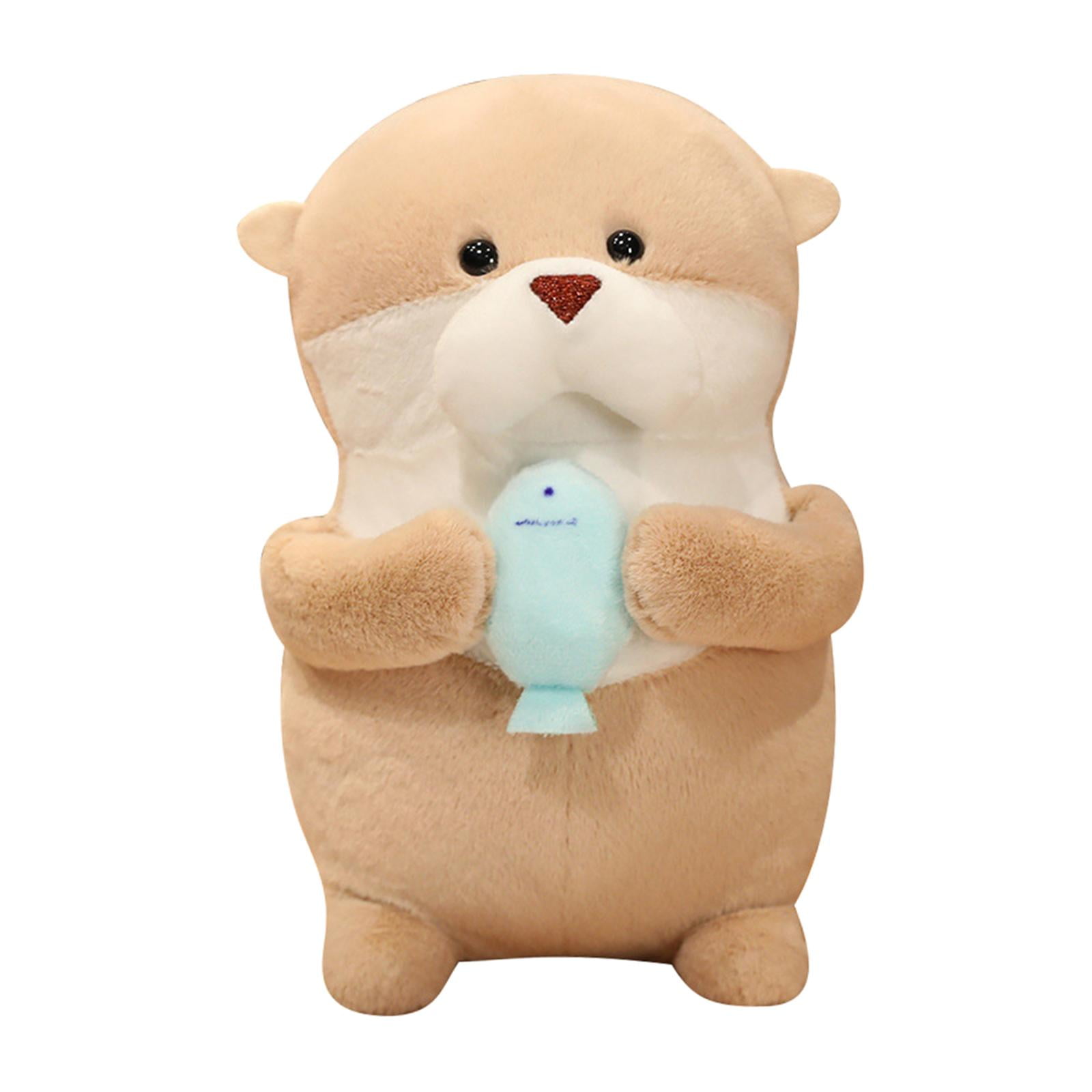 STARTIST Otter Stuffed Animal Home Decorative Lifelike Otter Plush Toy ...