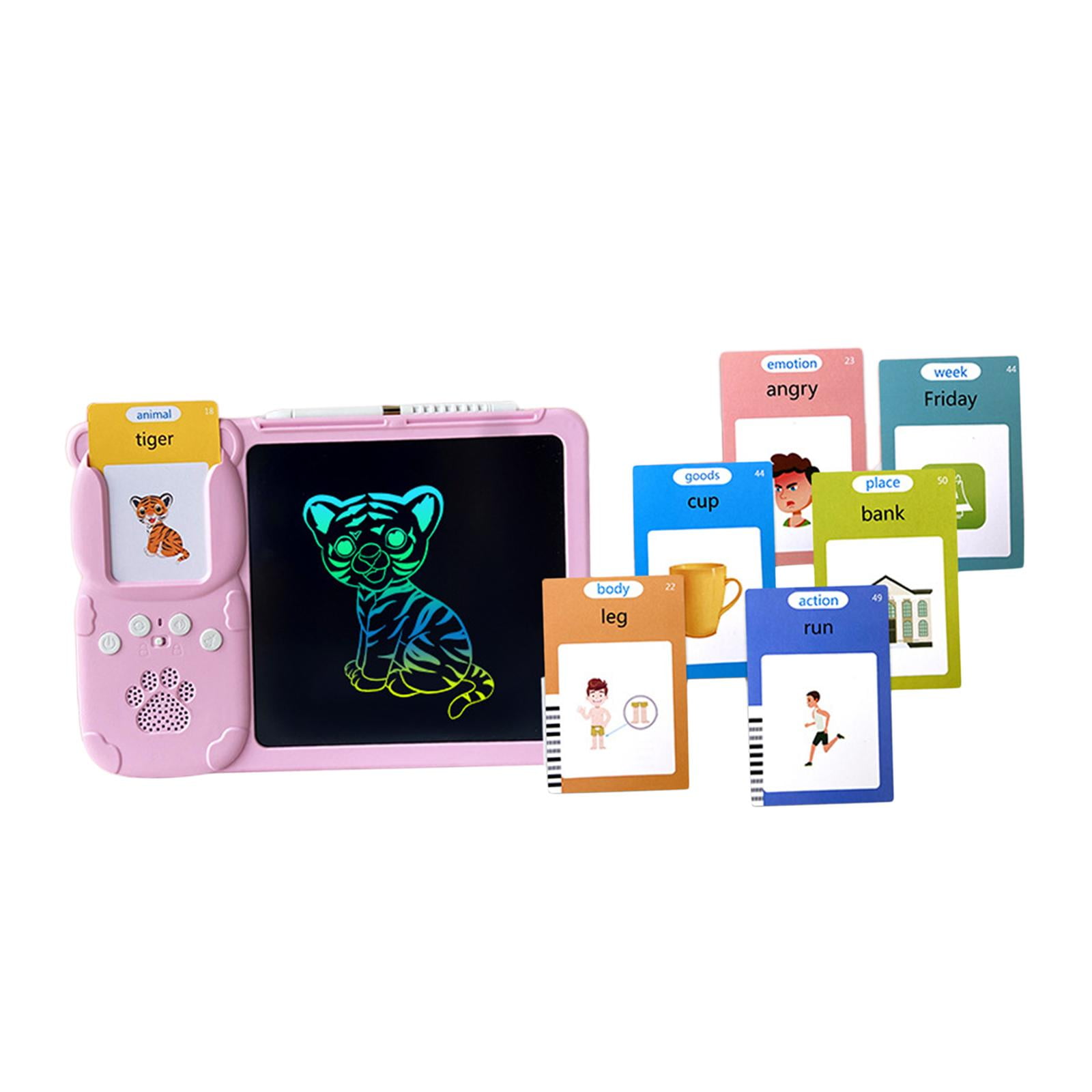 STARTIST Talking Flash Cards Writing Tablet with Drawing Pad, Pocket ...