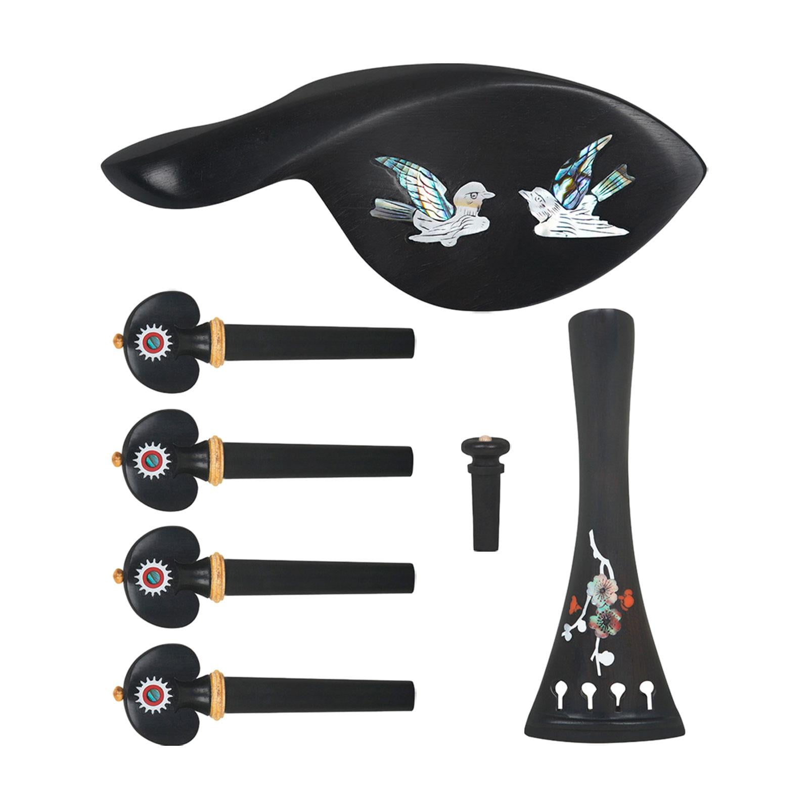 STARTIST Violin Accessories Kits Tailpin Hand Carved DIY Durable ...