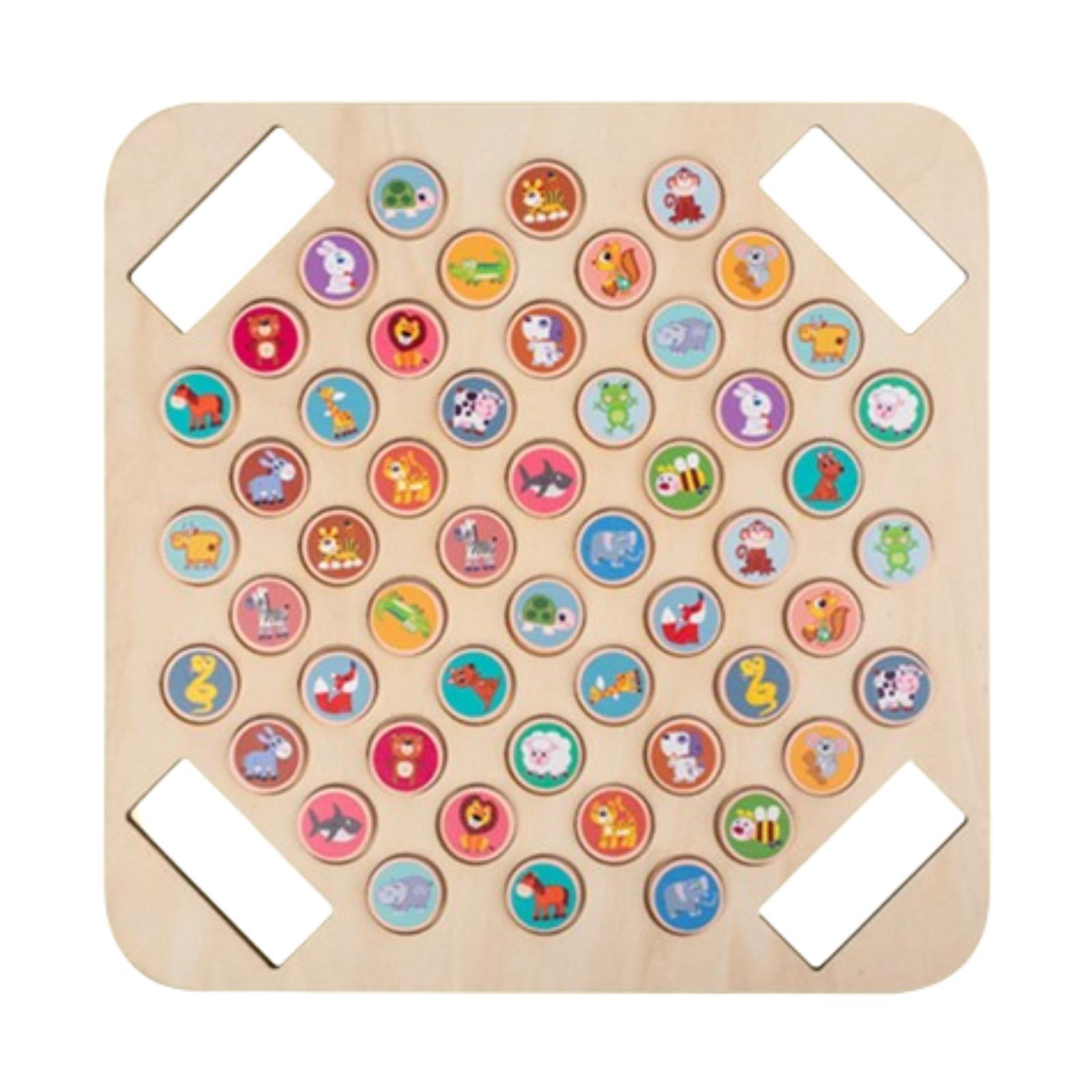 STARTIST Wood Chess Board Game Desktop Toy Pattern Cognition ...