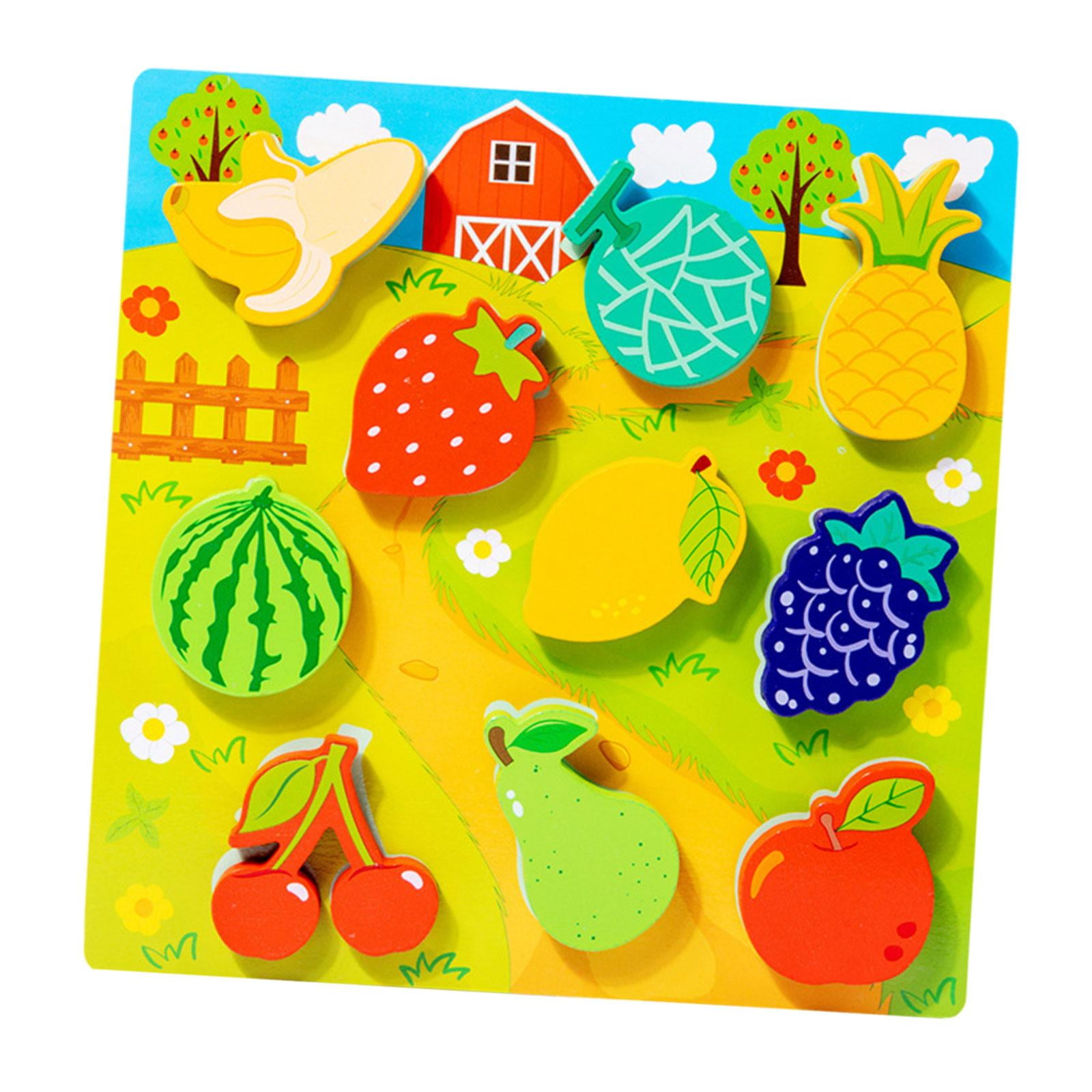 STARTIST Wooden Puzzle Development Toy Preschool Learning Activity Toys ...