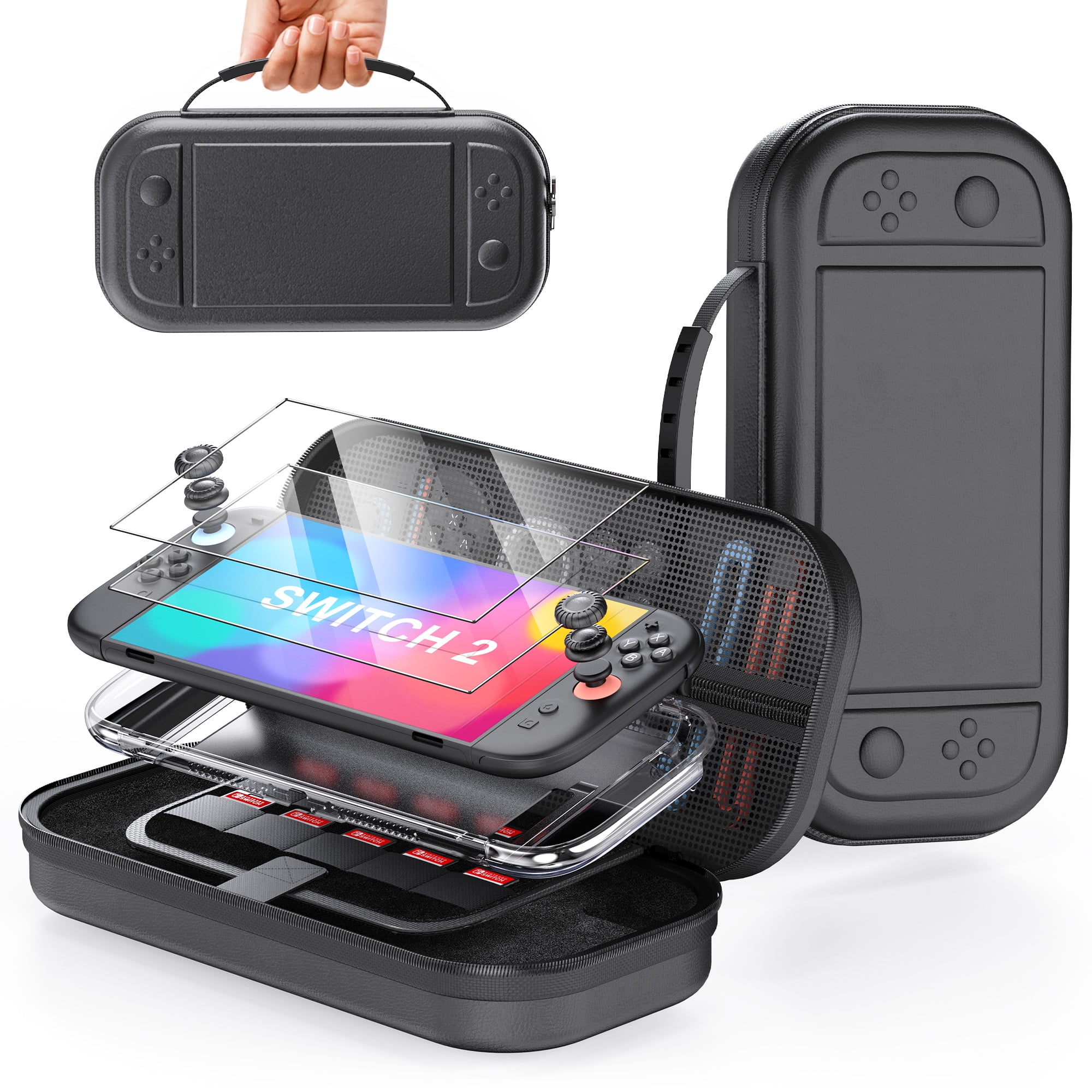 STARTRC GAMES 10-in-1 Ultimate Switch 2 Bundle - Protective Hard Shell ...