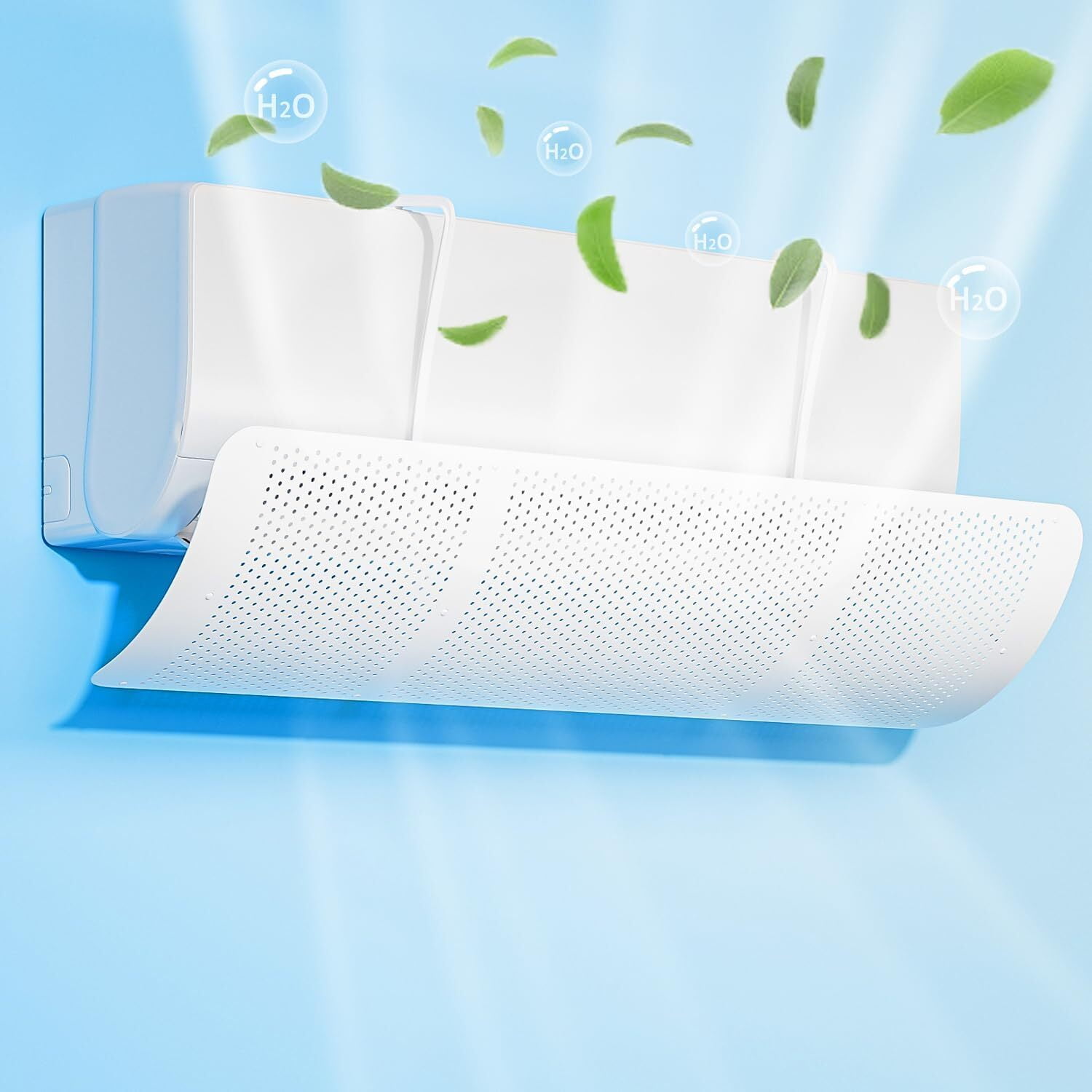 STARTWO Air Conditioner Deflector Adjustable Windshield Air Conditioner ...