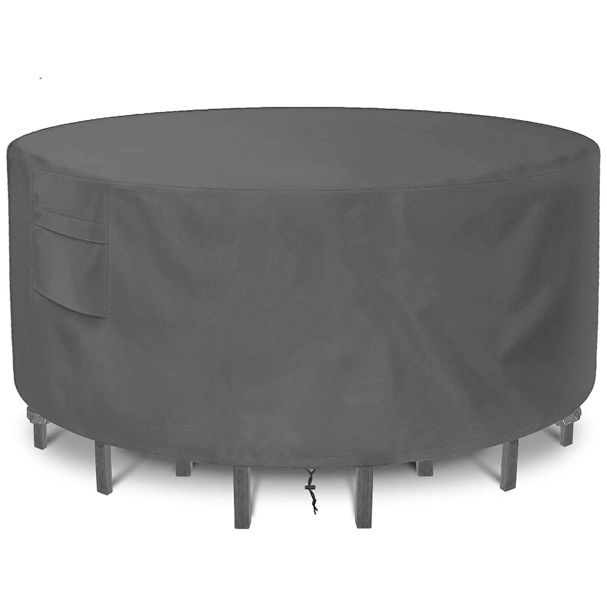 STARTWO Weatherproof Heavy Duty Outdoor Furniture Cover for Patio Round ...