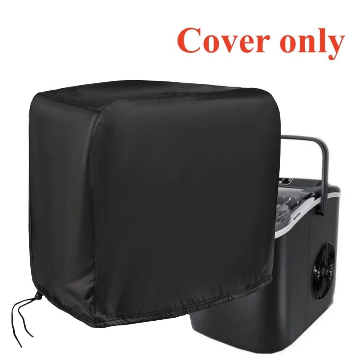 STARTWO Ice Maker Cover, Black, 400D Oxford Fabric, Countertop Portable ...