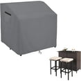 STARTWO Outdoor Bar Set Cover,Heavy Duty Oxford Cloth,Weatherproof Storage Cabinets For Patio ...