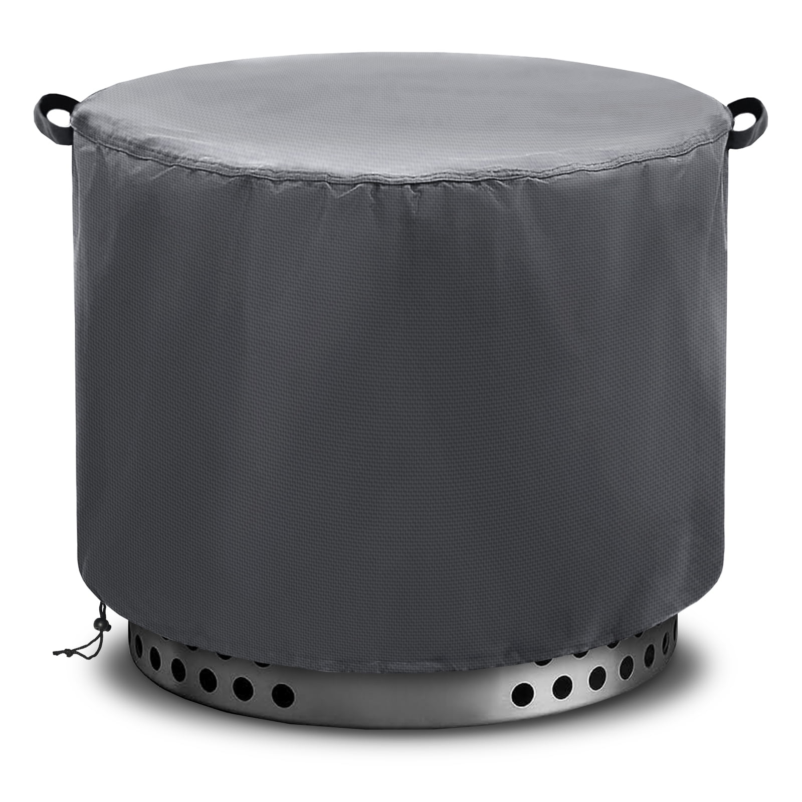 STARTWO Round Hearth Cover, 22 Inch,Fire Pit Cover Solo Hearth Campfire Waterproof Cover, Solo ...