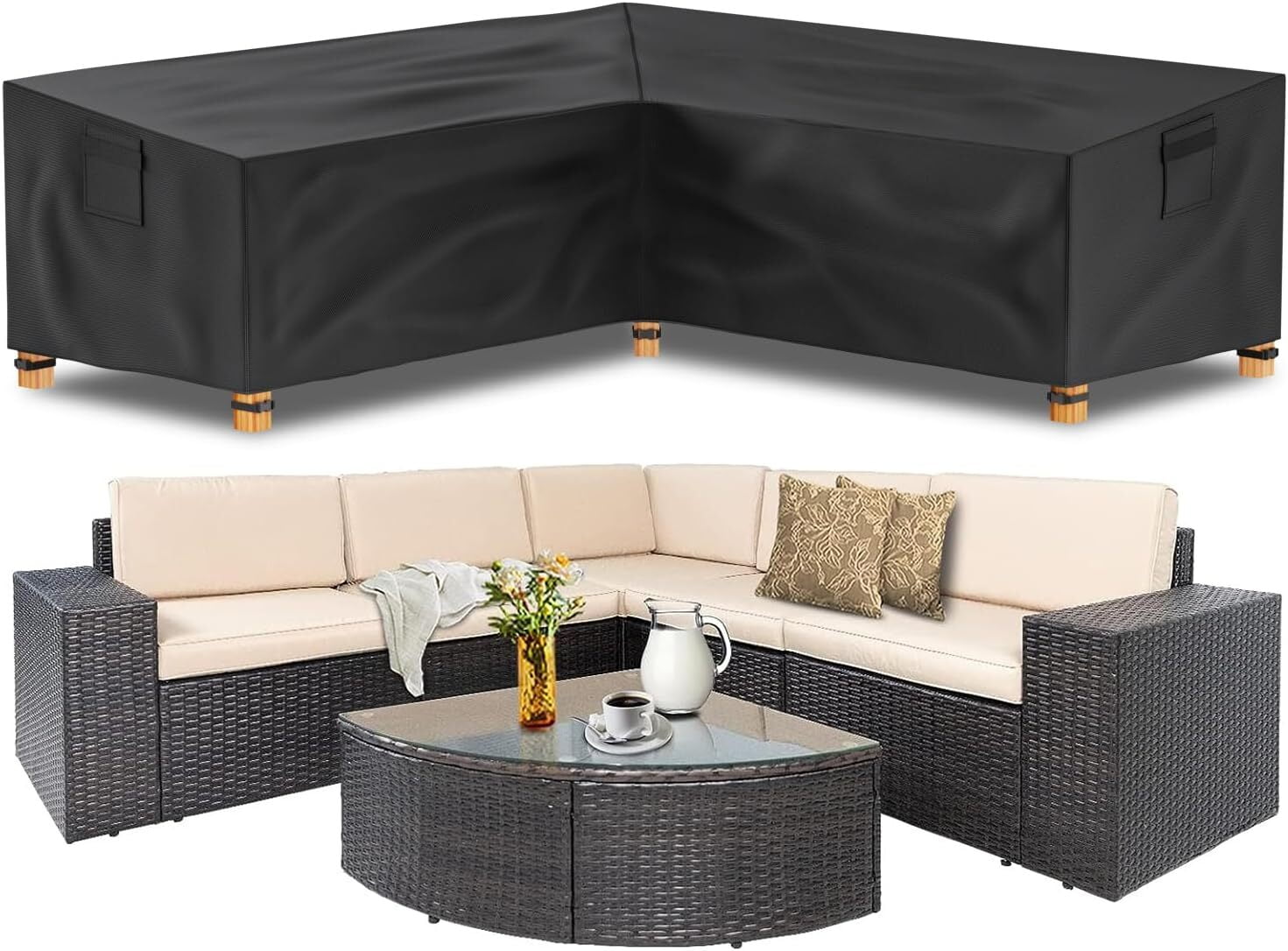 STARTWO V-Shaped Sofa Protector - Walmart Business Supplies