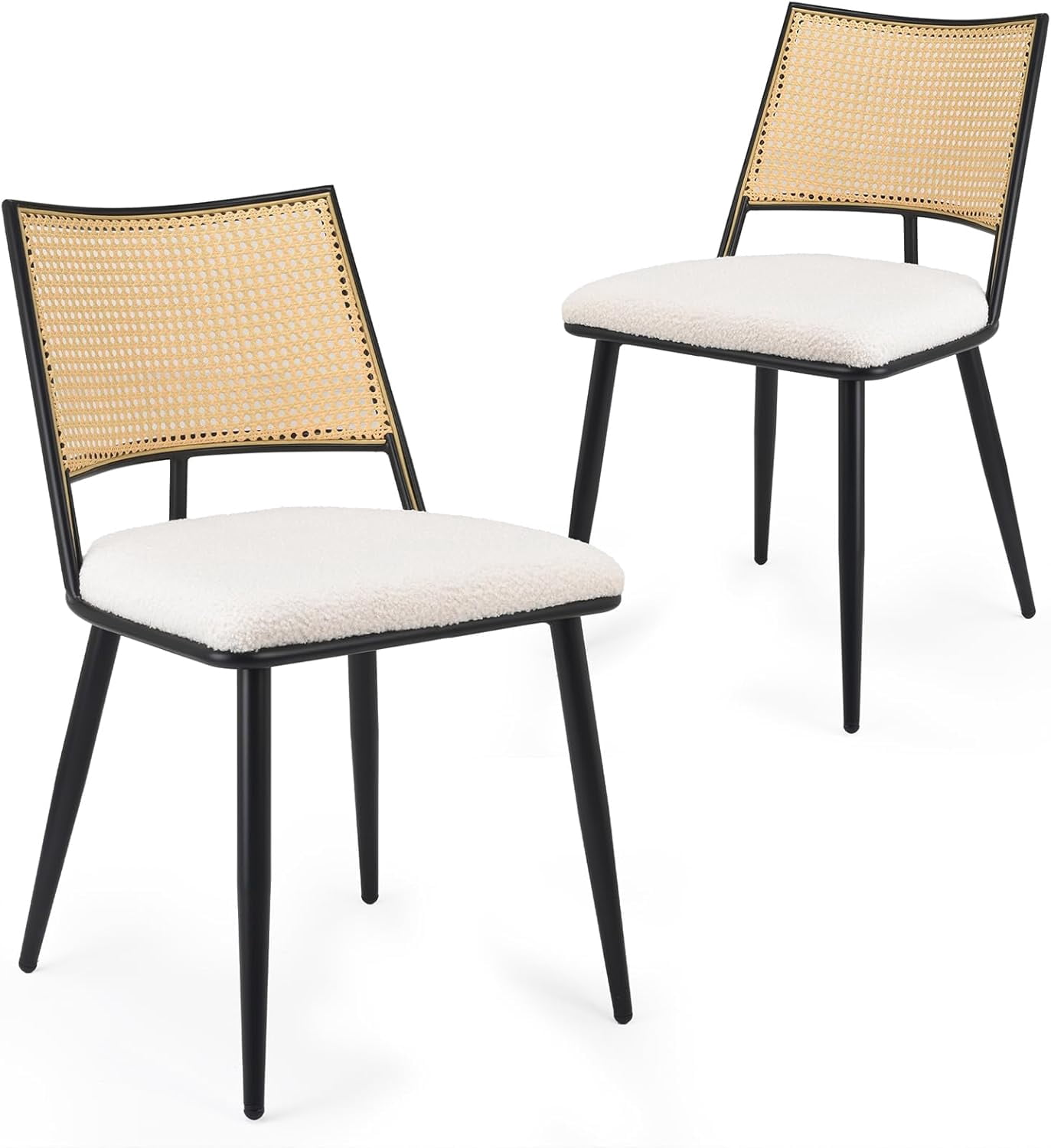 STARY Dining Chairs Set of 2, Mid-Century Modern Kitchen Chairs with ...