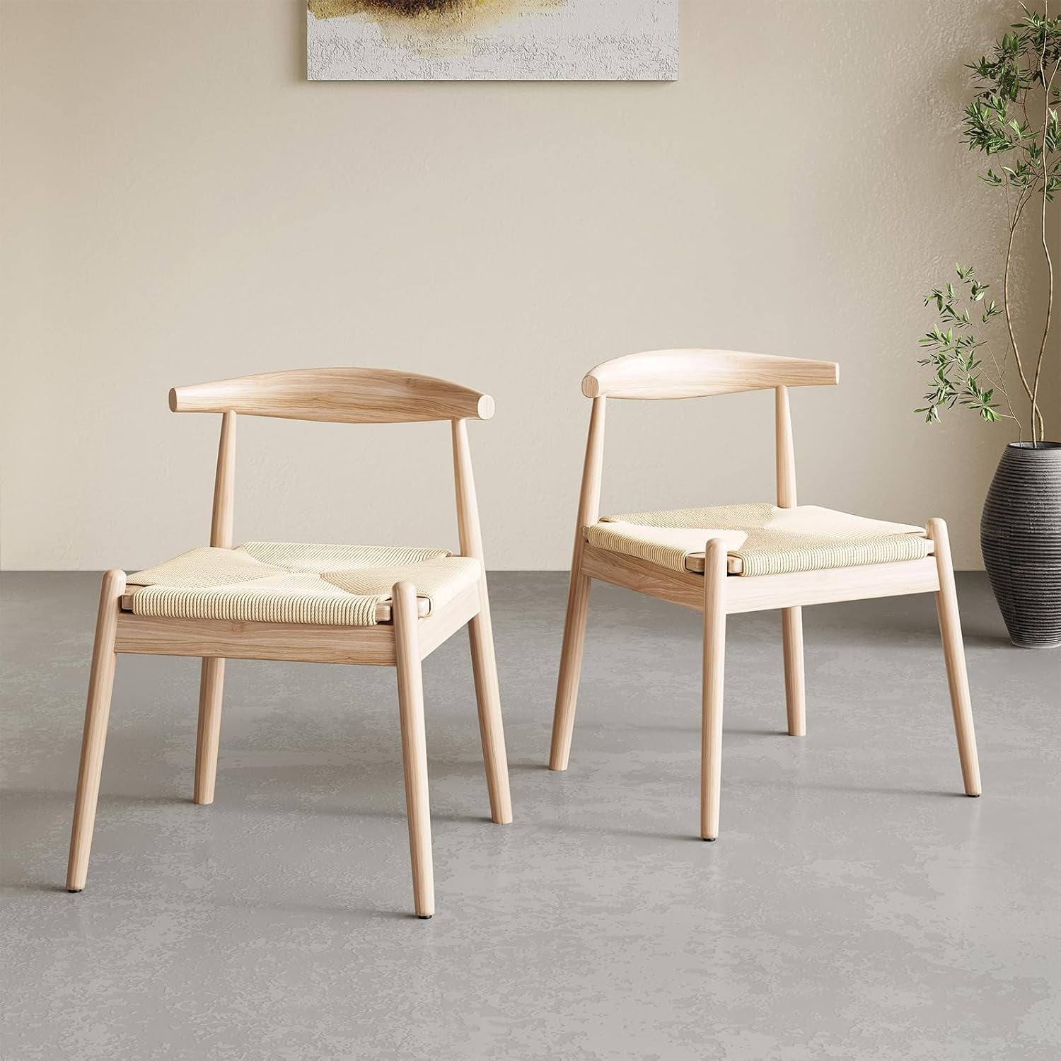 STARY Dining Chairs Set of 2, Mid Century Modern Kitchen & Dining Room ...