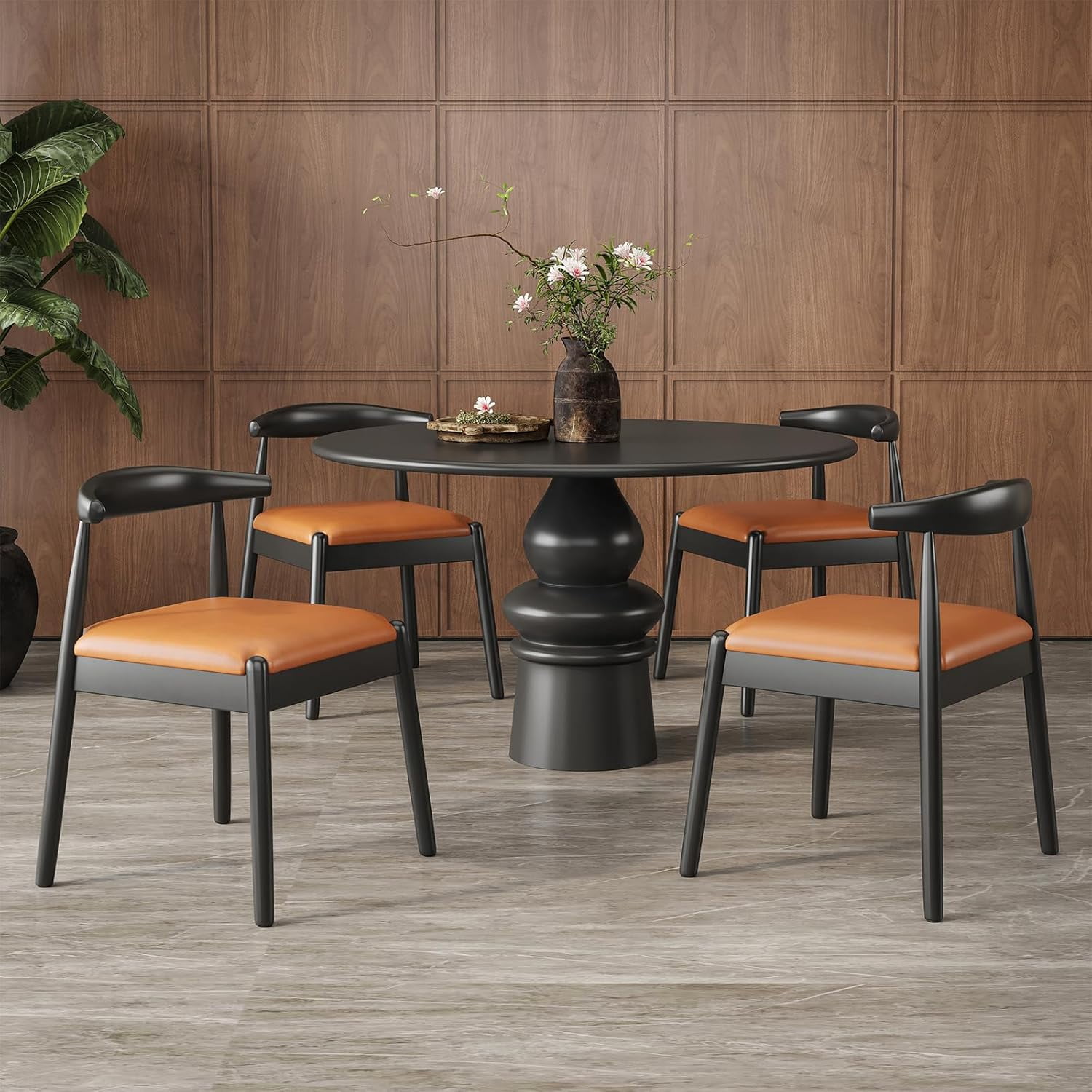 STARY Dining Chairs Set of 4, Mid Century Modern Kitchen & Dining Room ...