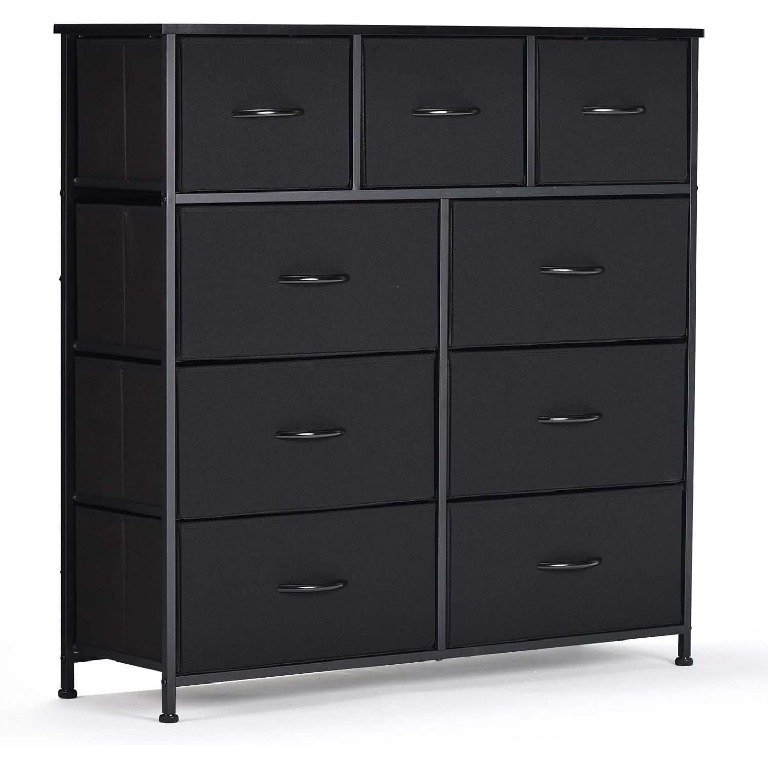 STARY Fabric Closet Dresser & Chests of Storage Bedroom, 9-Drawers ...