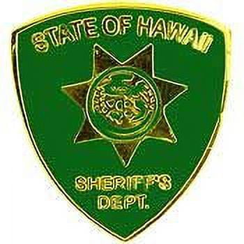 STATE OF HAWAII SHERIFF'S DEPARTMENT PIN, Patriotic Officially Licensed ...