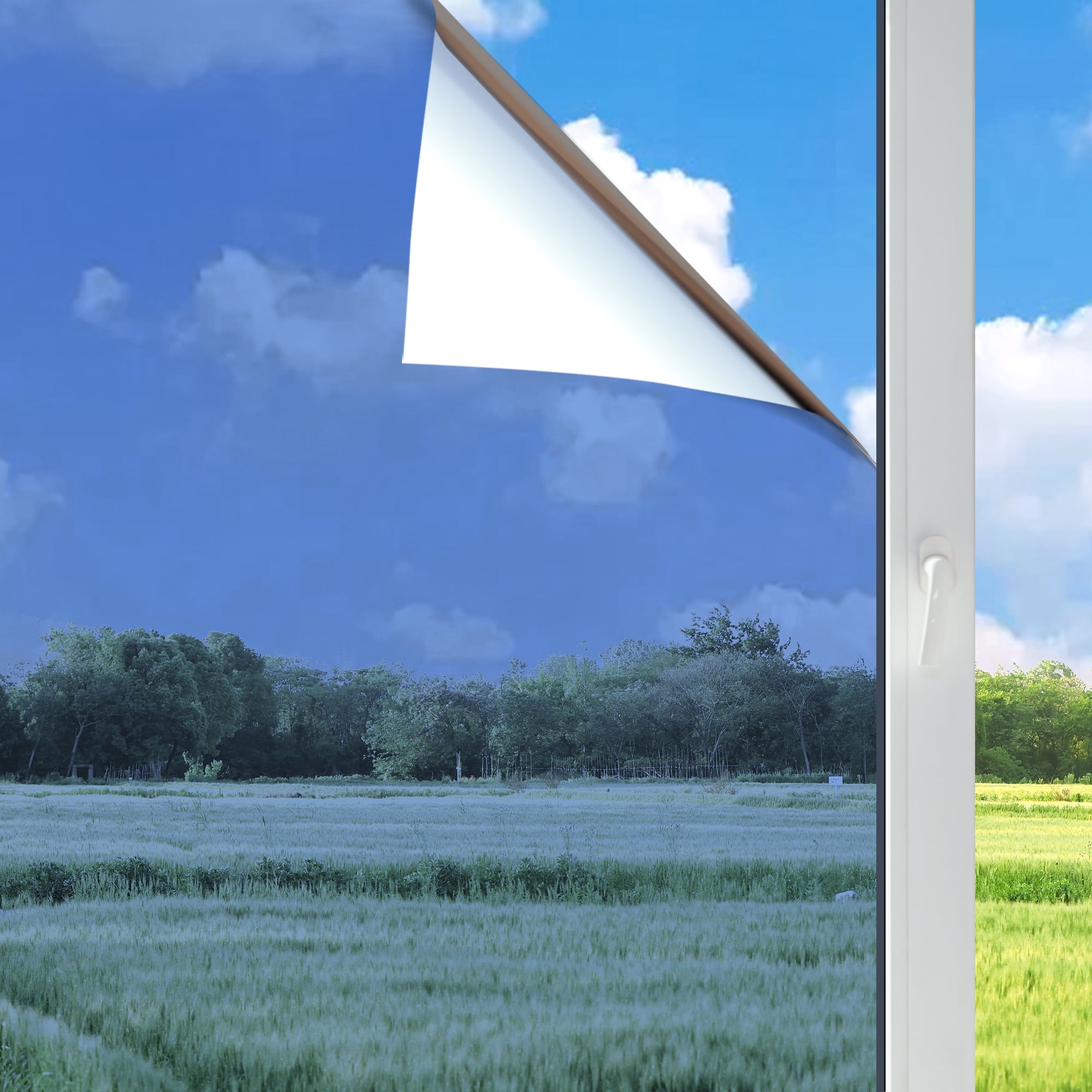 STATINT One Way Privacy Window Film Heat Control 17.5" x 78.7", Daytime ...