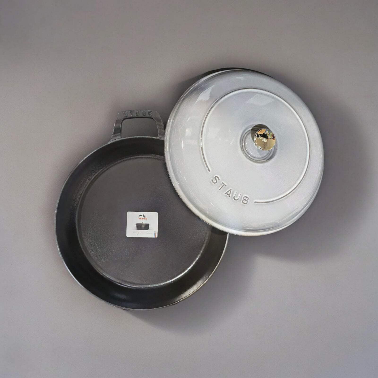 STAUB Cast Iron 3.5-qt Braiser, Graphite Grey - Walmart.com