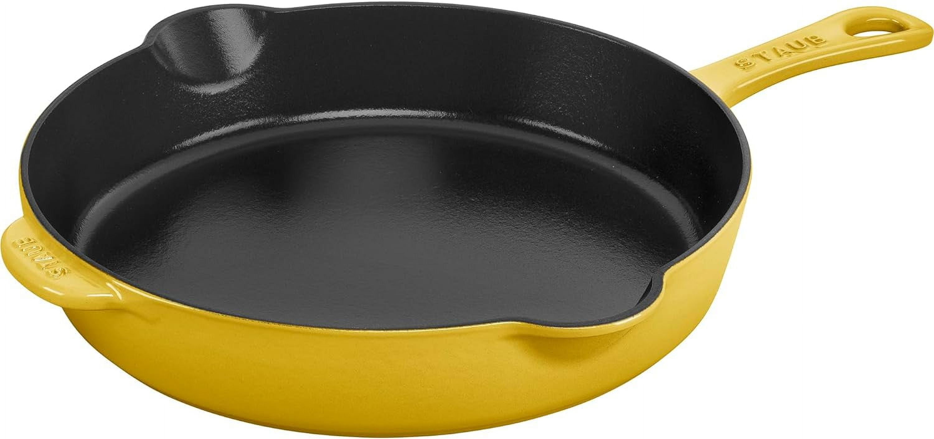 STAUB Cast Iron 8.5-inch Traditional Deep Skillet - Citron - Walmart.com