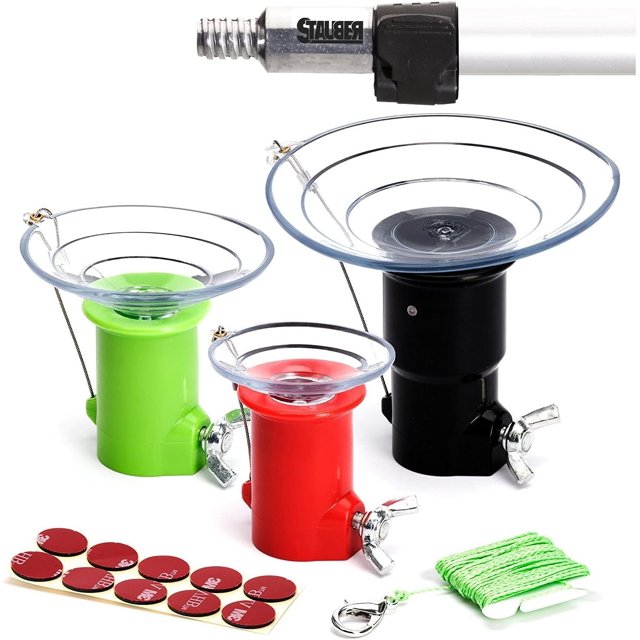 STAUBER Best Light Bulb Changer Kit with Extension Pole (Kit, with 9 ft ...