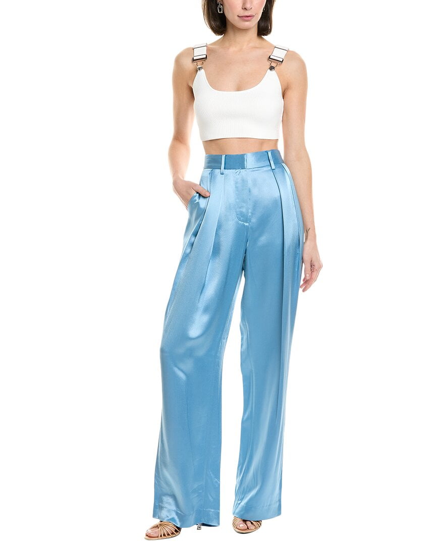 STAUD womens Luisa Pant, 2, Blue - Walmart.com
