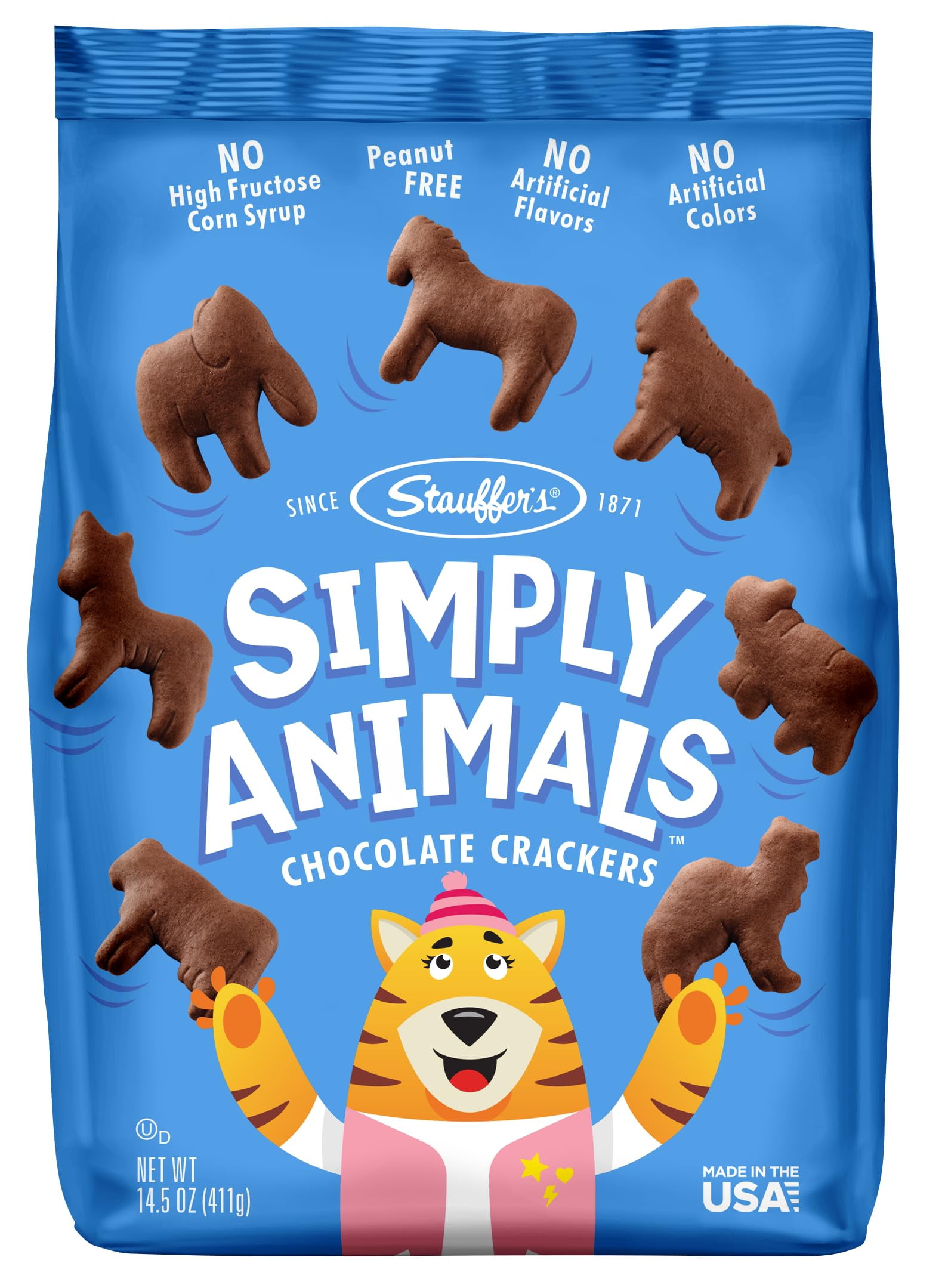 STAUFFERS Simply Animals Chocolate RRF12 Crackers - 14.5oz Bag - Animal ...