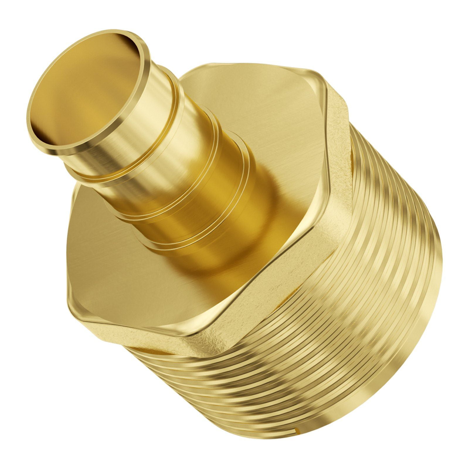 STAWAY 1/2" Brass Pipe Fittings - Durable Male Threaded Connectors for ...