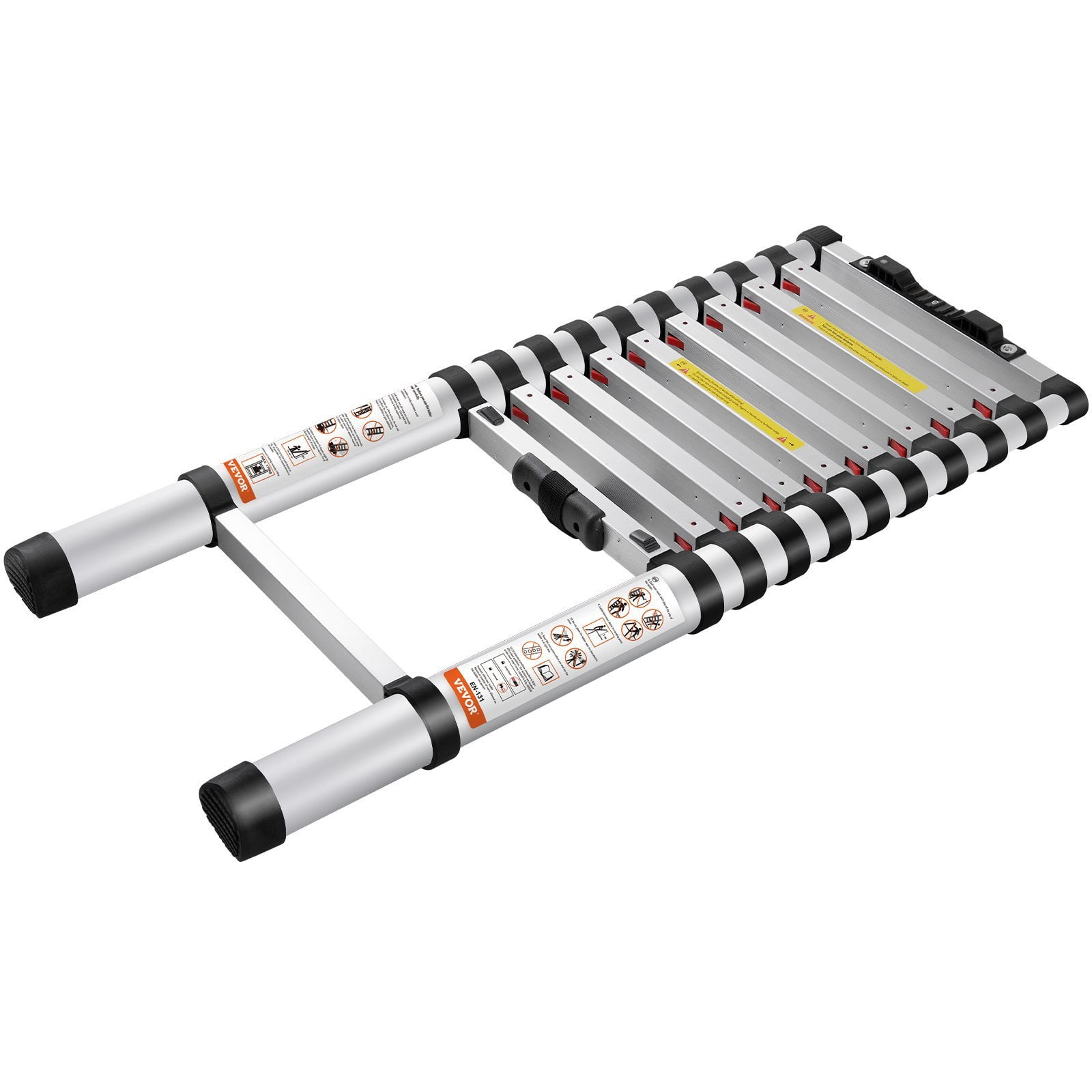 STAWAY 10.5 ft Telescoping Ladder - Lightweight Aluminum Extension Step ...