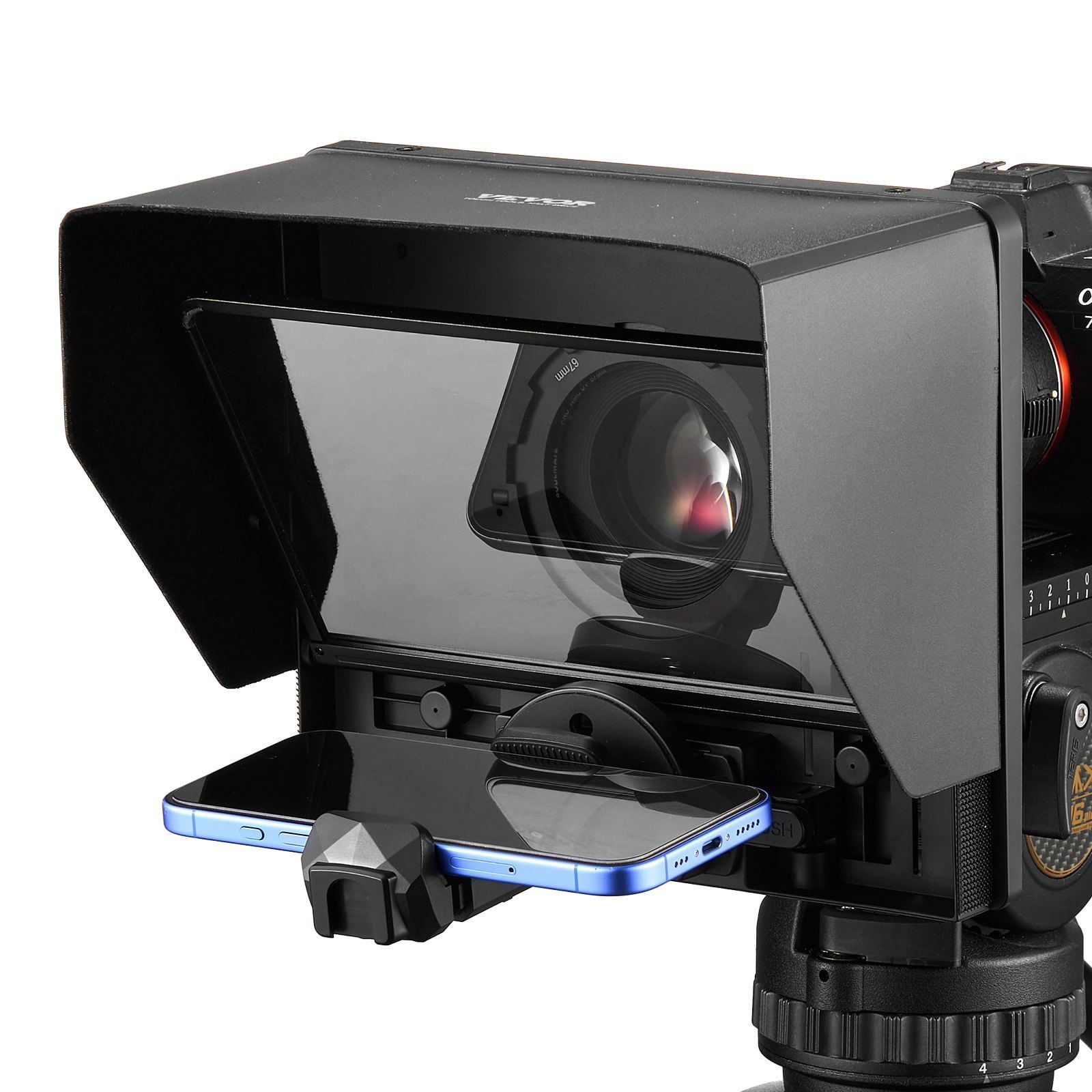 STAWAY 10" Portable Teleprompter for Live Streaming - HD Easy-to-Read Screen, Remote Control ...