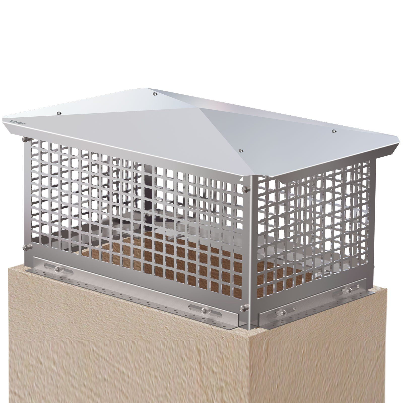 STAWAY 13" x 21" Adjustable Chimney Cap - Durable 304 Stainless Steel ...