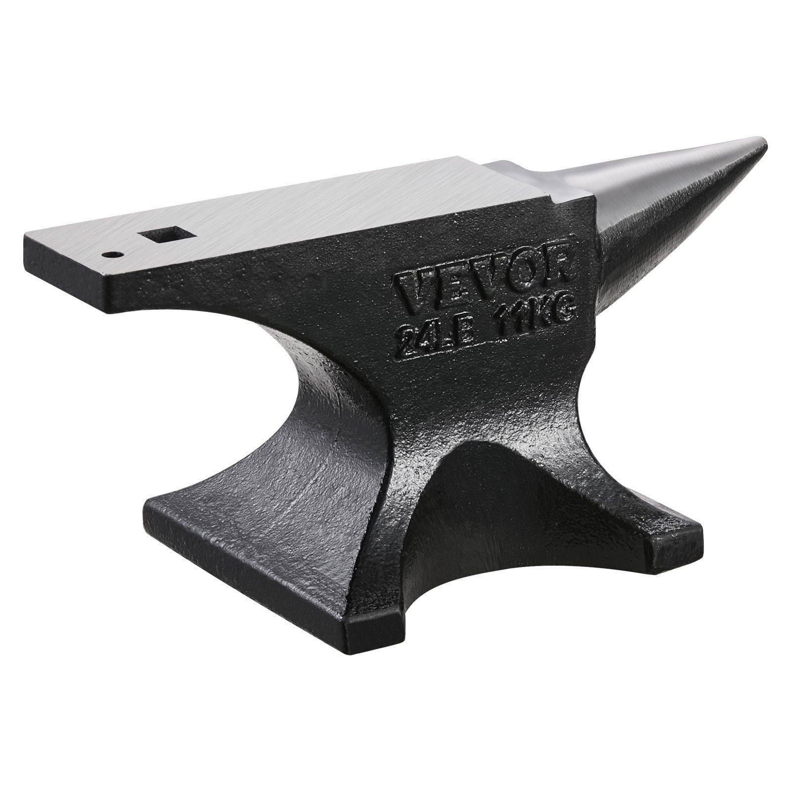STAWAY 25lbs Single Horn Anvil - Durable Cast Steel for Blacksmithing ...