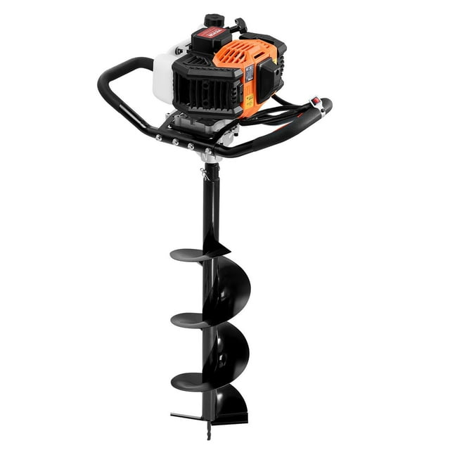 STAWAY 52CC Gas Post Hole Digger - Heavy-Duty Power Auger with 8" Drill ...