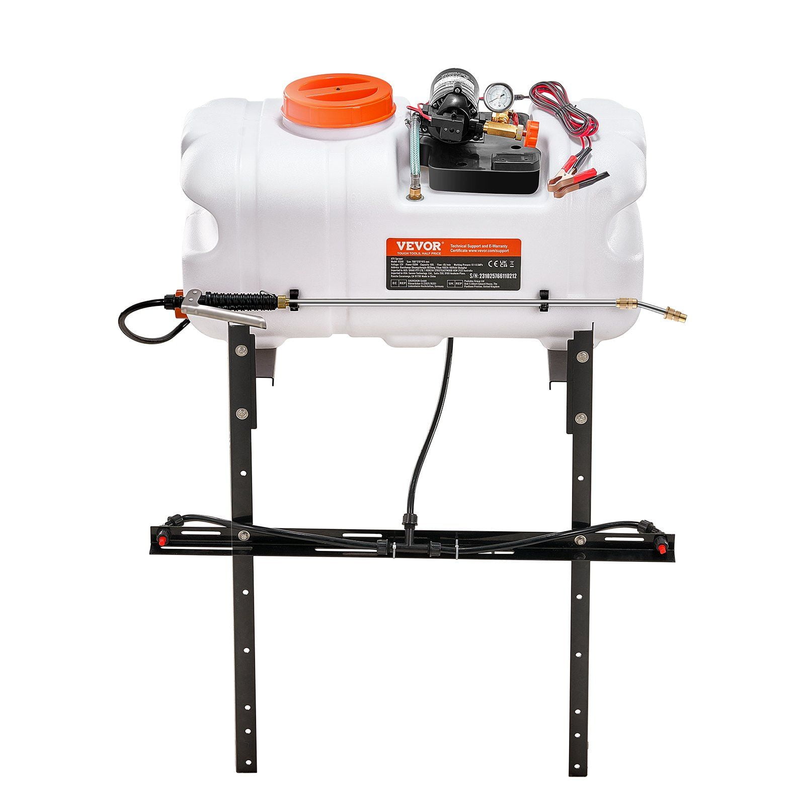 STAWAY ATV Spot Sprayer - 15.9 Gal Broadcast Sprayer with Adjustable ...