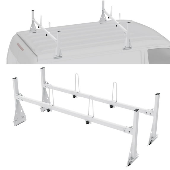 STAWAY Adjustable Ladder Rack for Vans - 600 lbs Capacity, No-Drill ...