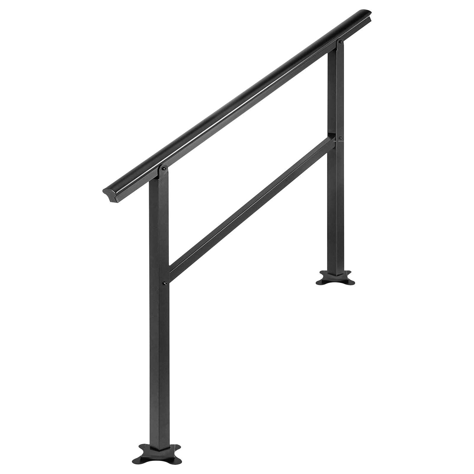STAWAY Adjustable Outdoor Handrail for Steps - 47.6" Aluminum Railing ...