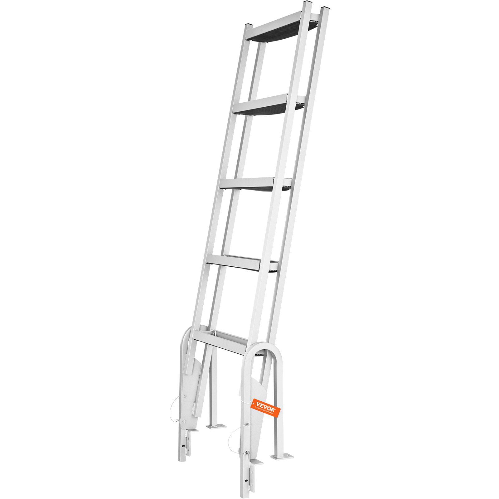 STAWAY Aluminum Dock Ladder - 5 Steps, 350lbs Capacity, Nonslip Rubber ...