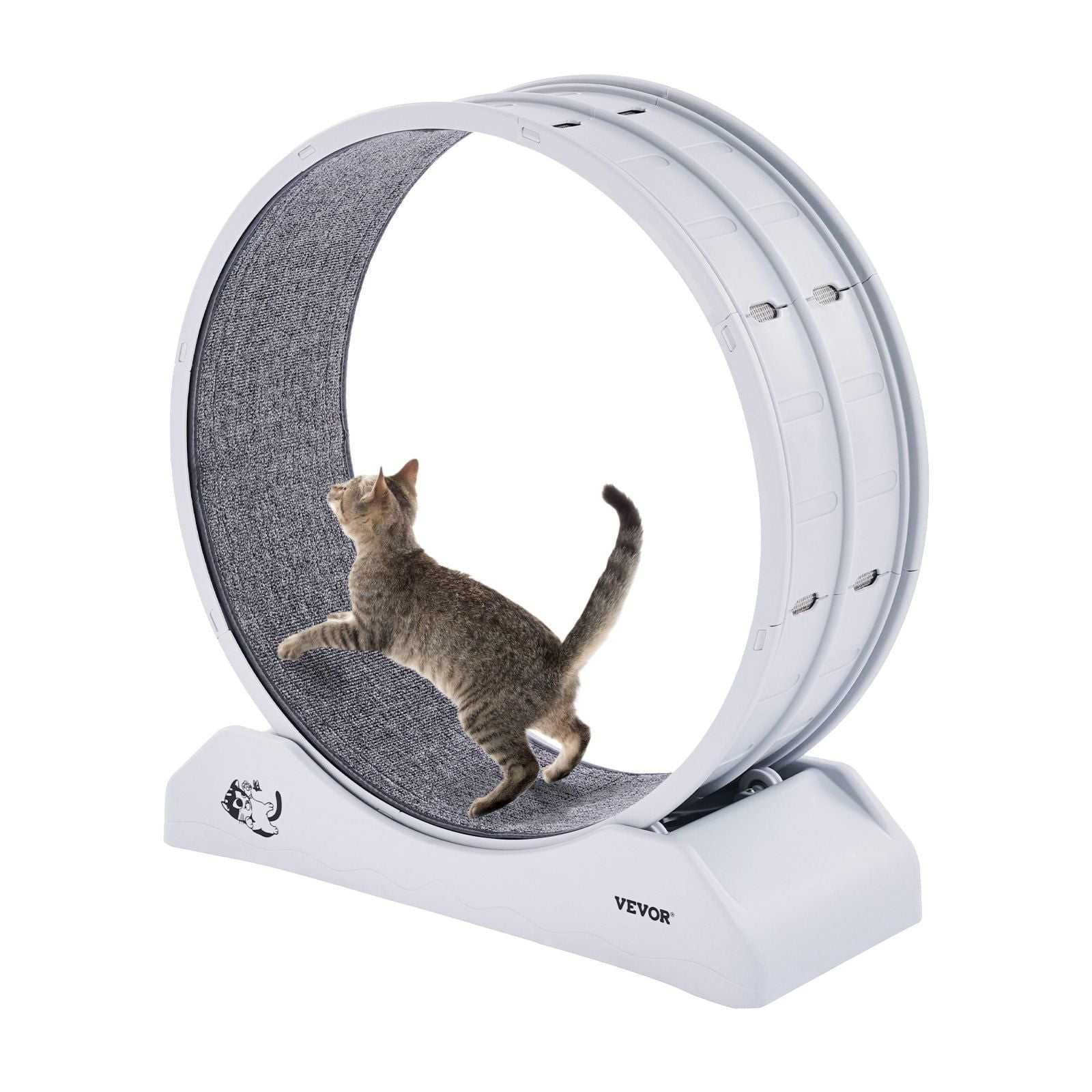 STAWAY Cat Exercise Wheel - Large Indoor Treadmill for Cats - Whisper ...