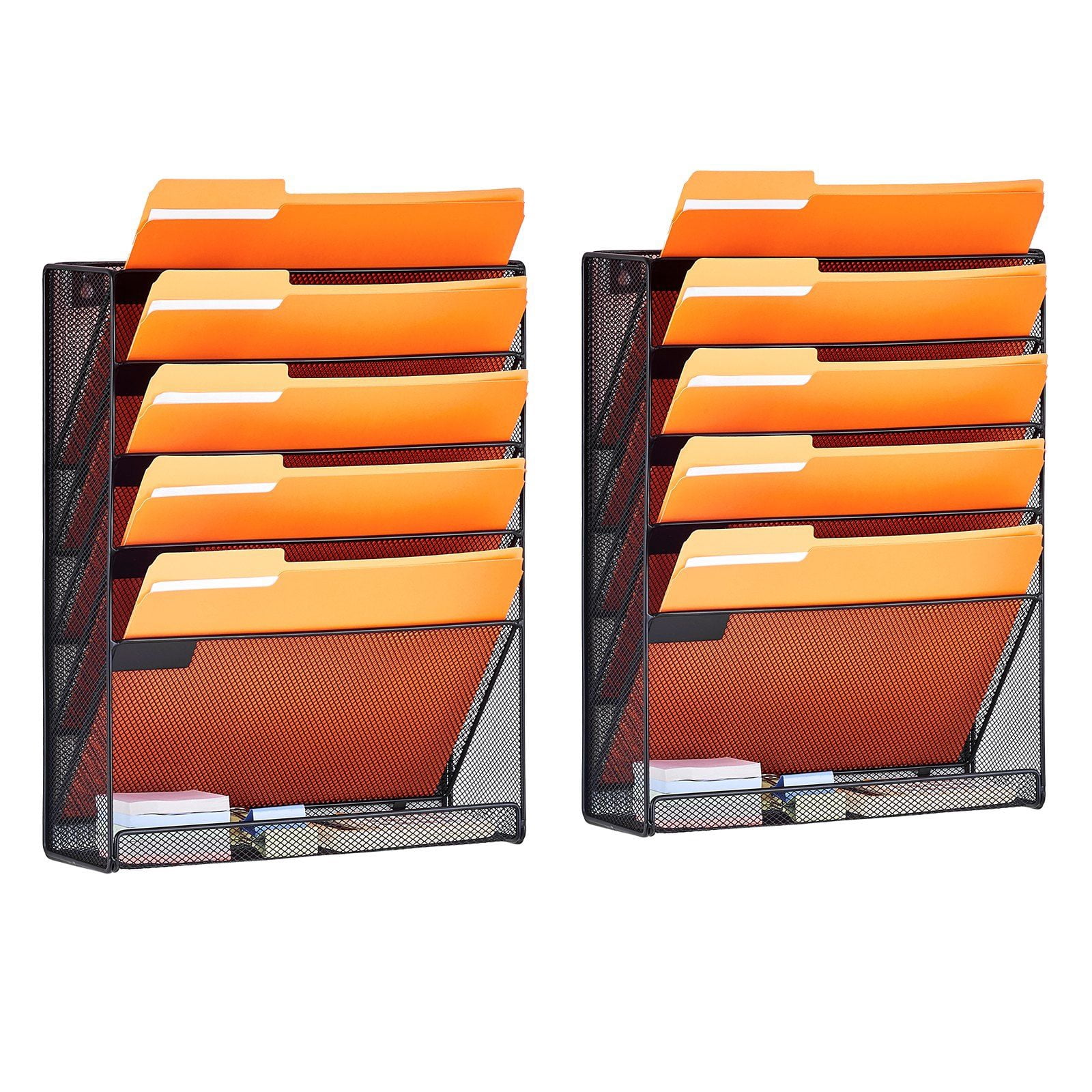 STAWAY Mesh Wall File Holder - 6 Pocket Organizer for Office & School ...