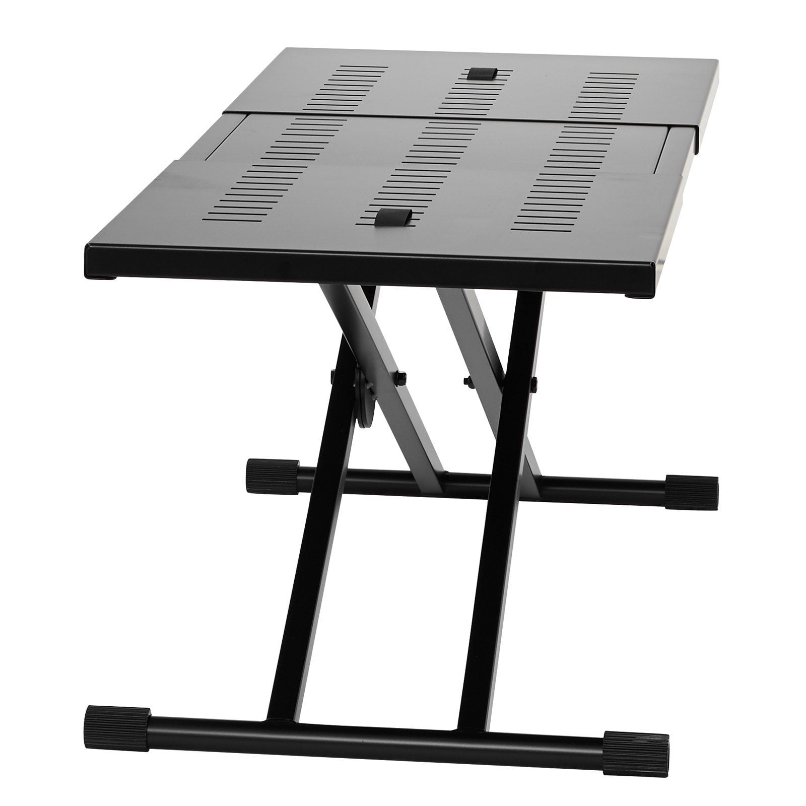 STAWAY Portable DJ Table - Adjustable Height Double-X Braced Stand ...