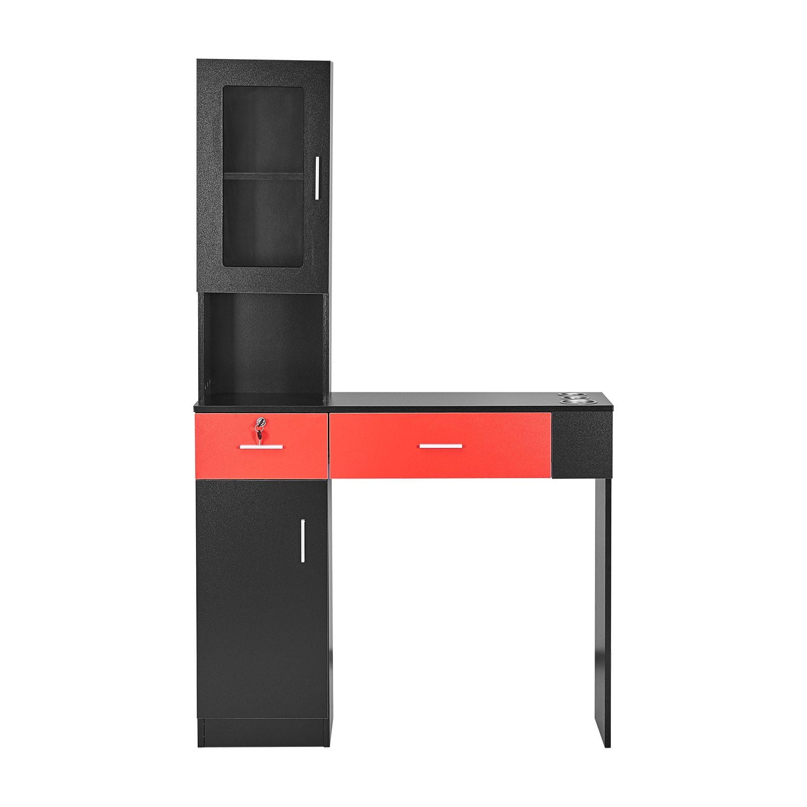 STAWAY Salon Workstation - Wall-Mounted Hair Styling Station with ...
