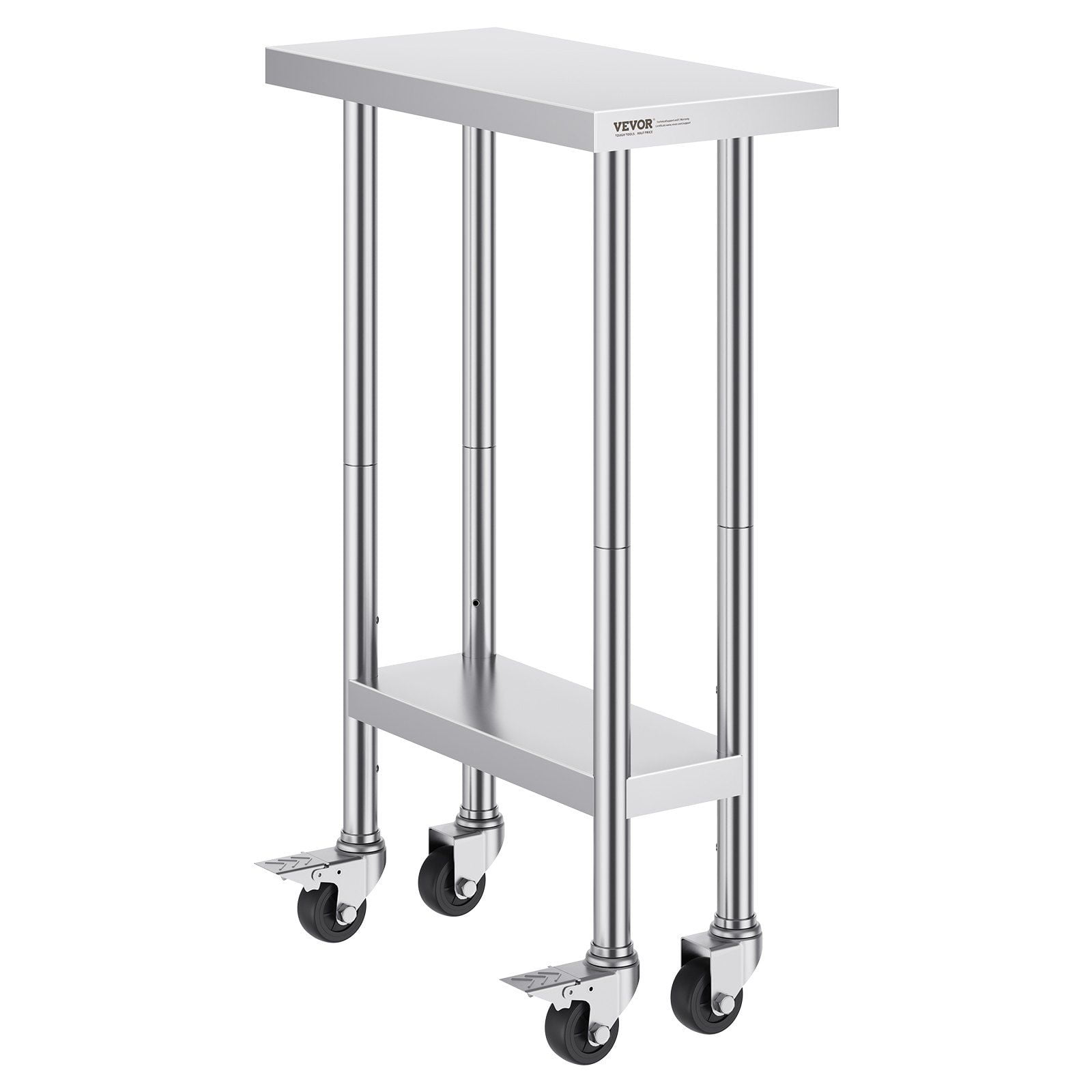 STAWAY Stainless Steel Work Table - Heavy Duty Food Prep Table with ...