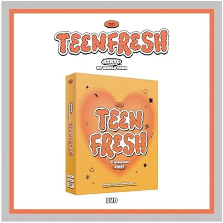 STAYC 1st World Tour TEENFRESH DVD Version Box+Folded Poster on Pack+Disc+Photobook+Digipack ...