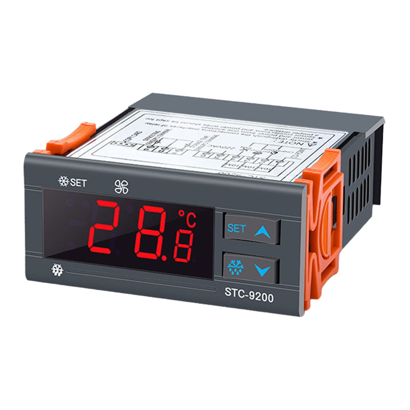 STC-9200 Refrigeration Defrost Fan Controller Freezer Electronic Thermostat 220V - Walmart.com