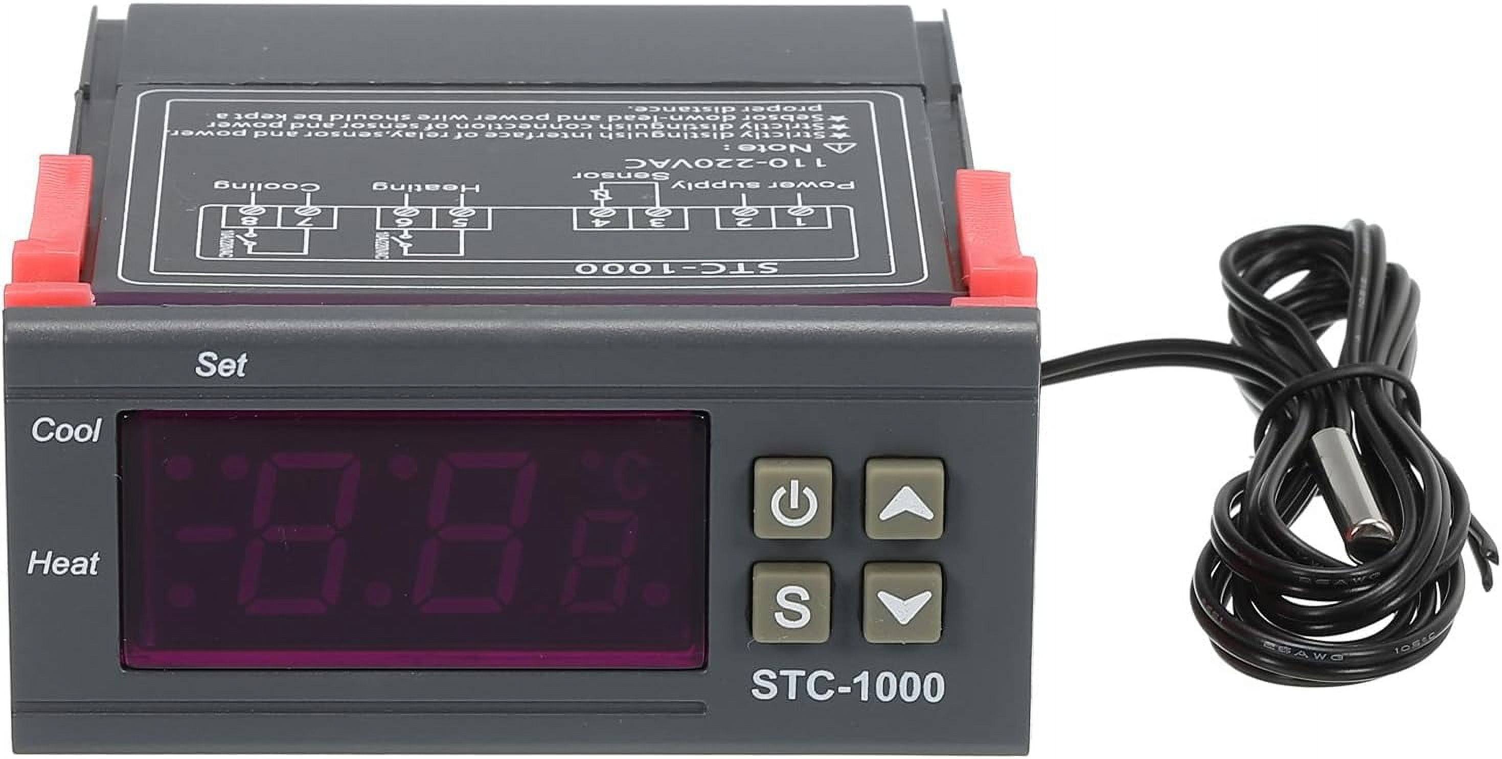 Stc1000 Temperature Controller All Purpose Digital Thermostat Temperature Calibration With Ntc